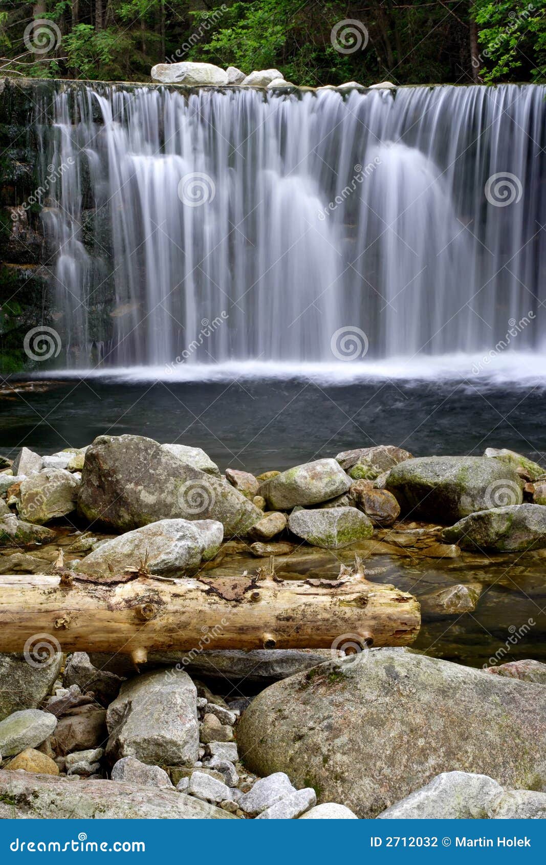 Ancient Artificial Waterfall Stock Photo - Image of forest, stream: 2712032