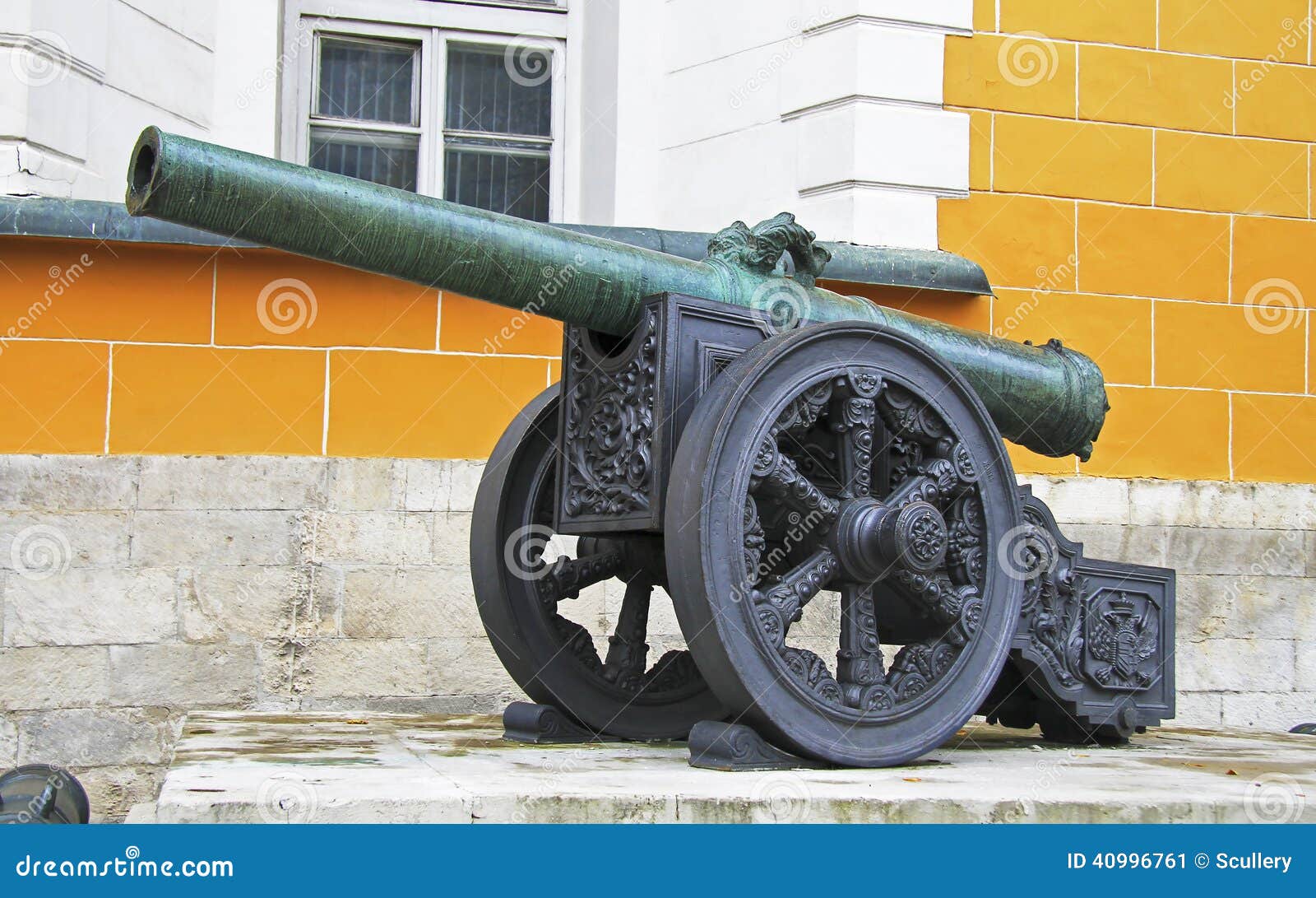 Ancient Artillery Cannons in the Moscow Kremlin, Russia Stock Image ...