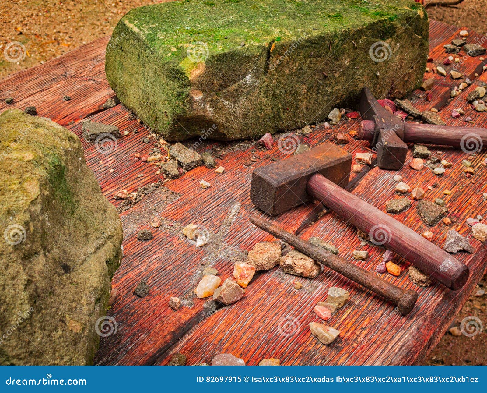 Ancient Artisan Stonecutter Stock Image - Image of medieval, plank ...