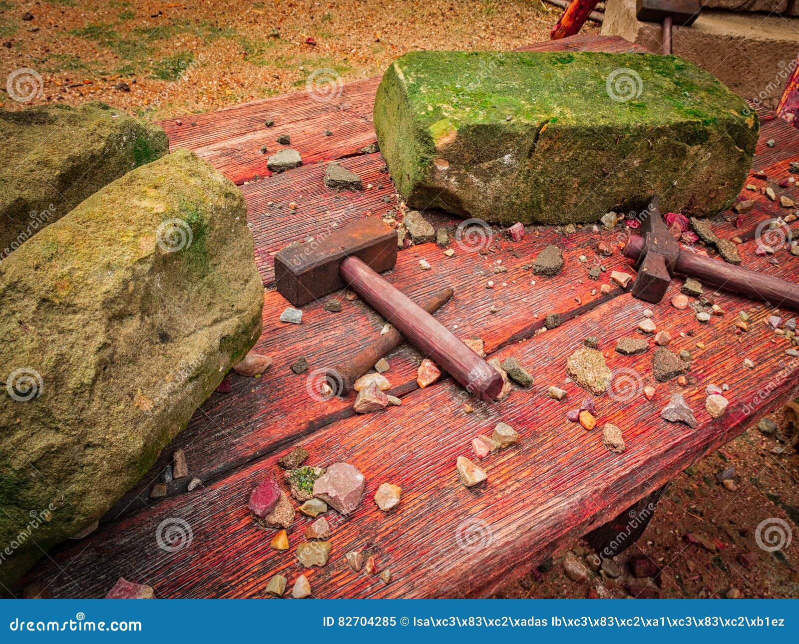 Ancient Artisan Stonecutter Stock Image - Image of exterior, craft ...