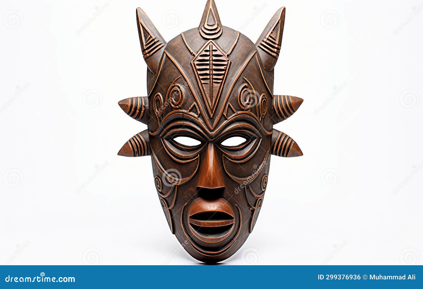 Ancient Artistry on White Background Stock Illustration - Illustration ...