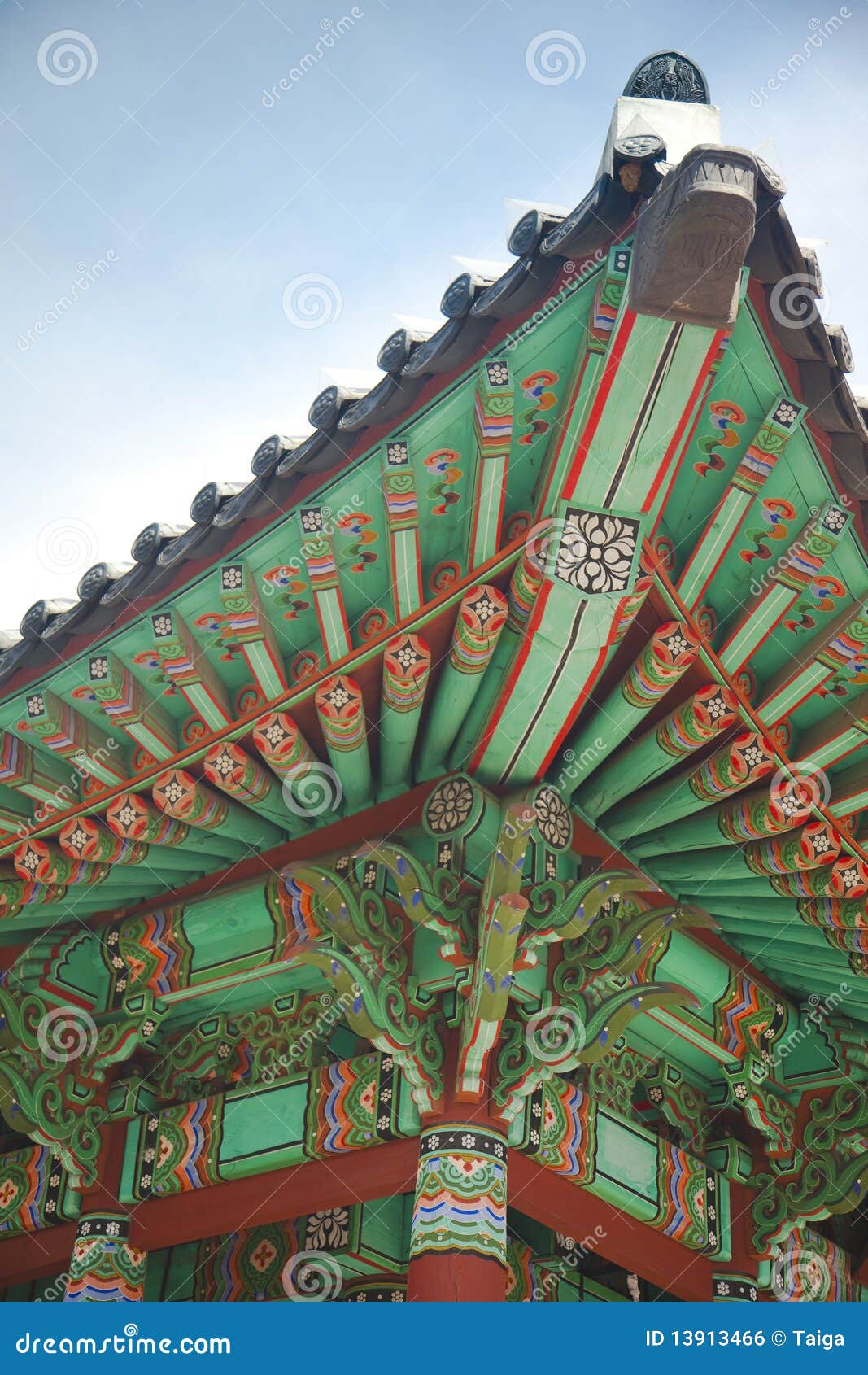 Ancient Asian Architecture / South Korea Stock Photo - Image of design ...
