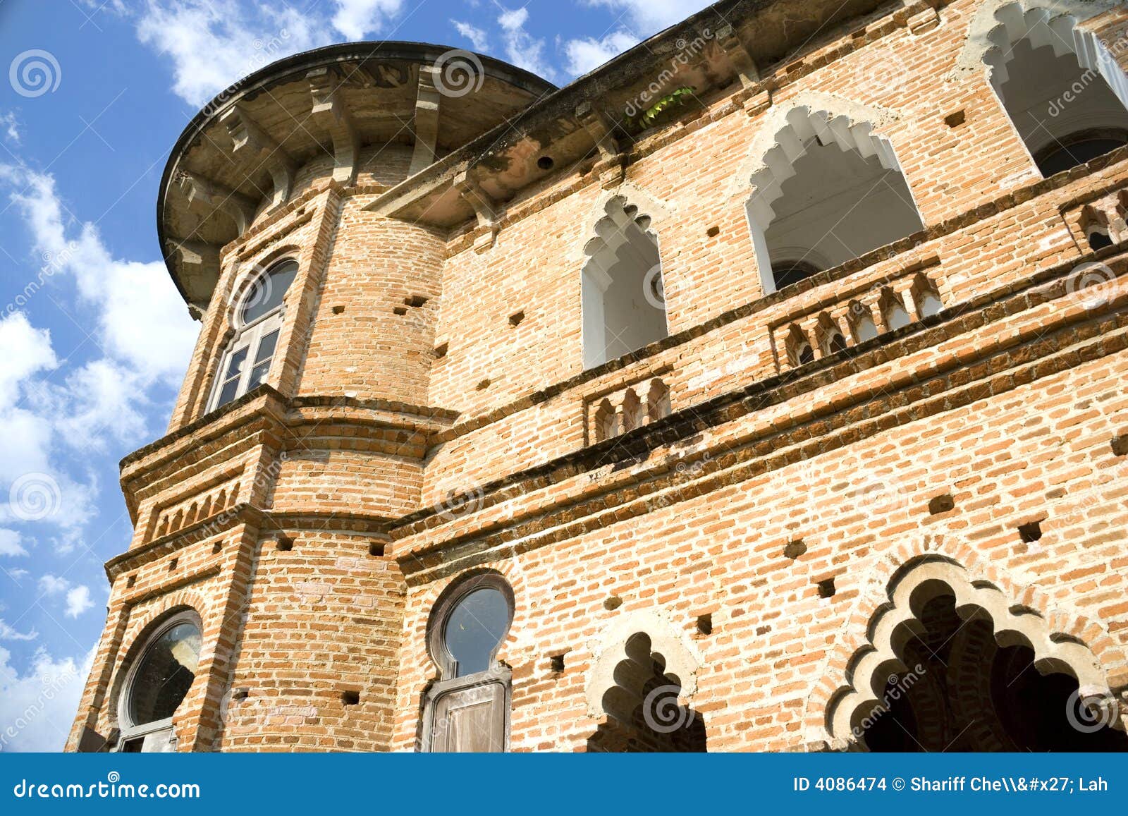 Ancient Asian castle ruins stock photo. Image of ruins - 4086474
