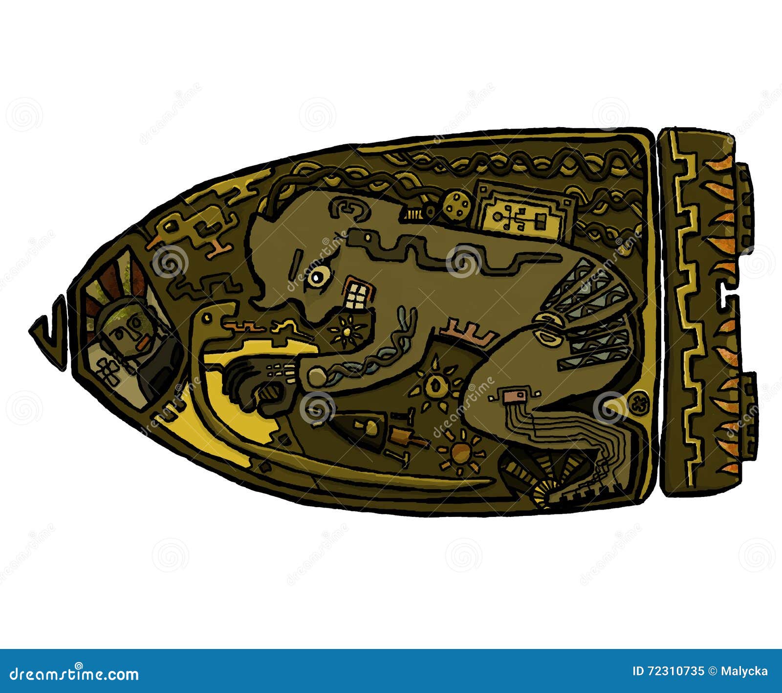 Ancient Mayan Astronaut