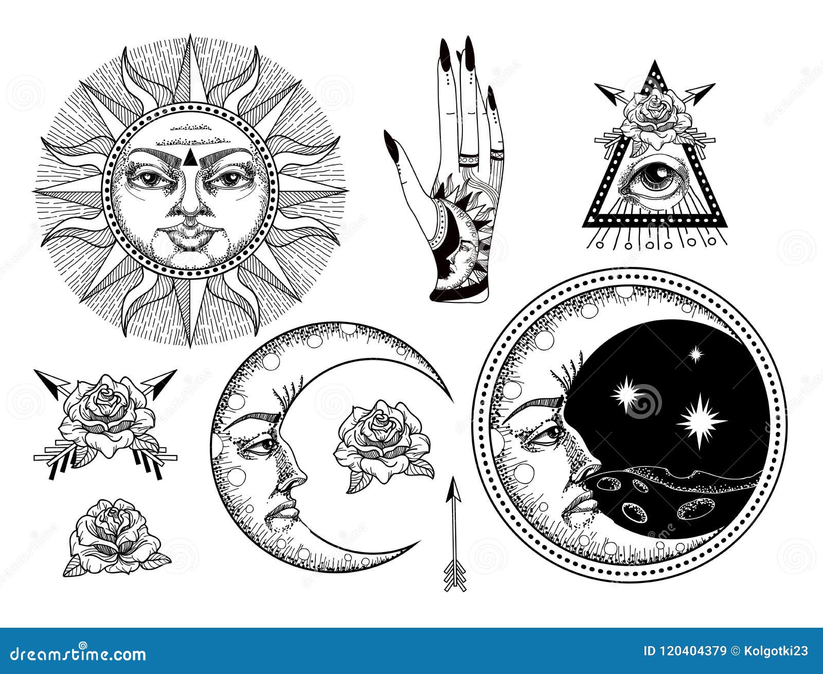An Ancient Astronomical Illustration of the Sun, the Moon, the Stars ... An Ancient Astronomical Illustration of the Sun, the Moon, the Stars ...