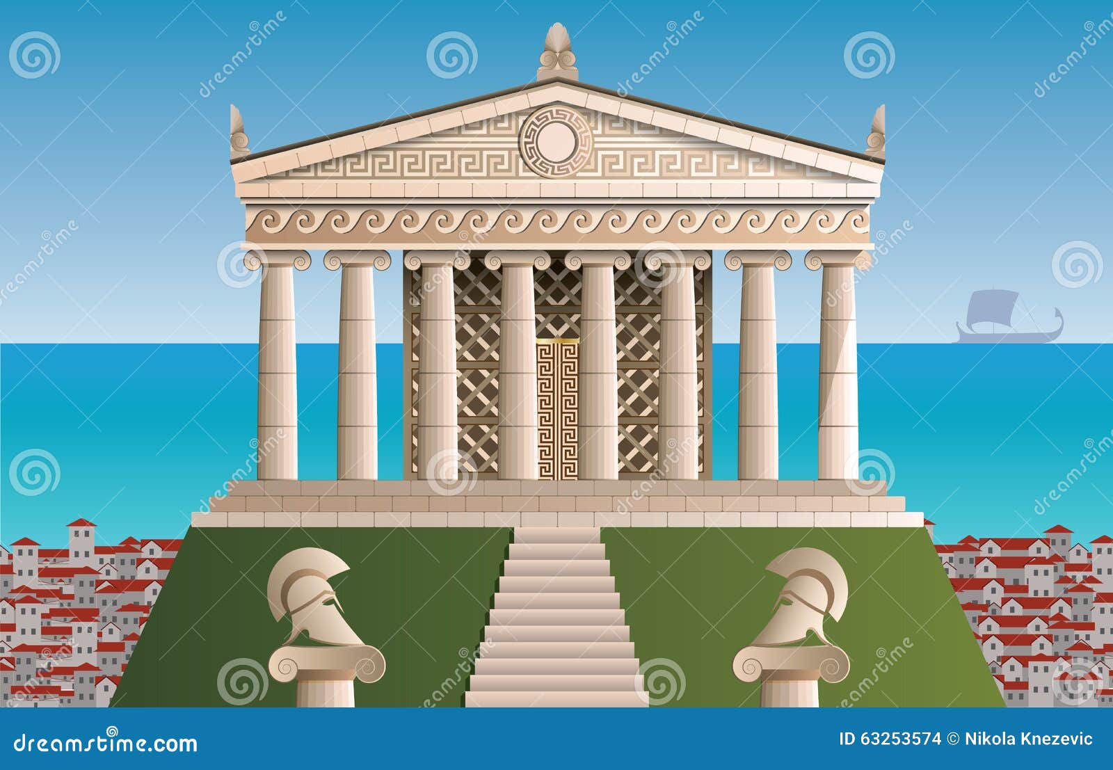 Ancient Athens Illustration | CartoonDealer.com #63253606