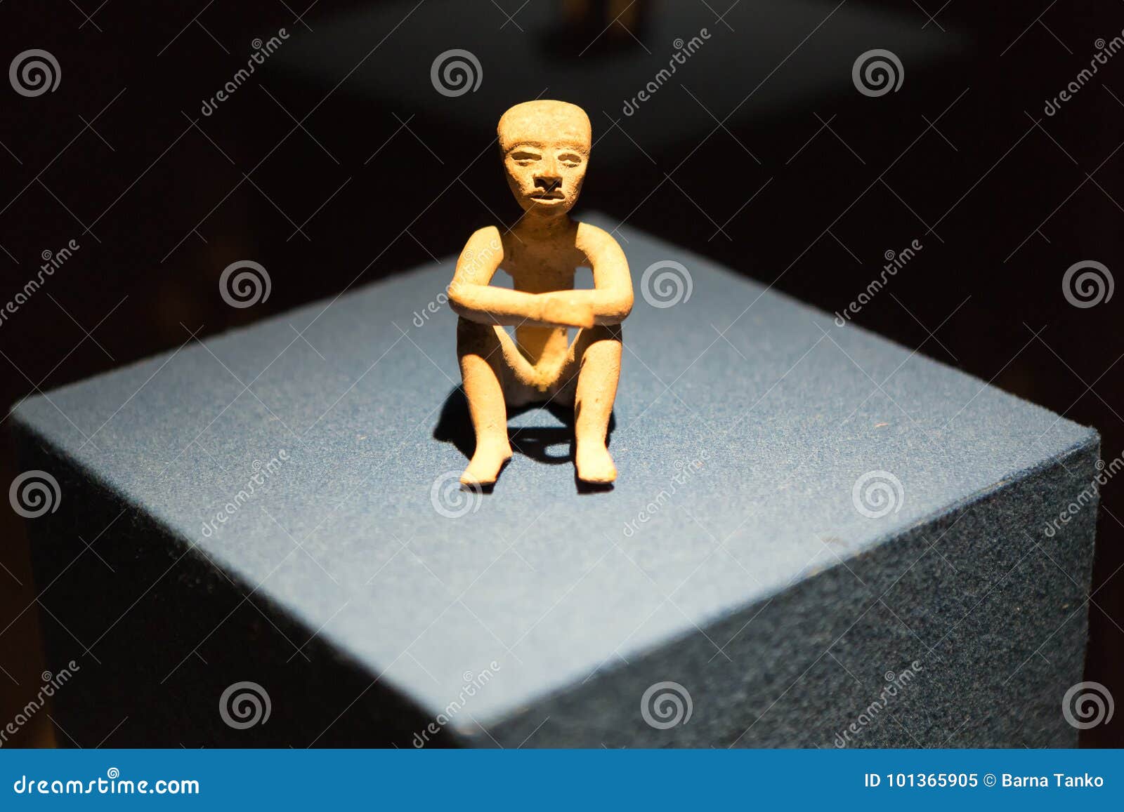 Ancient Aztec Statue in Teotihuacan Mexico Editorial Image - Image of ...