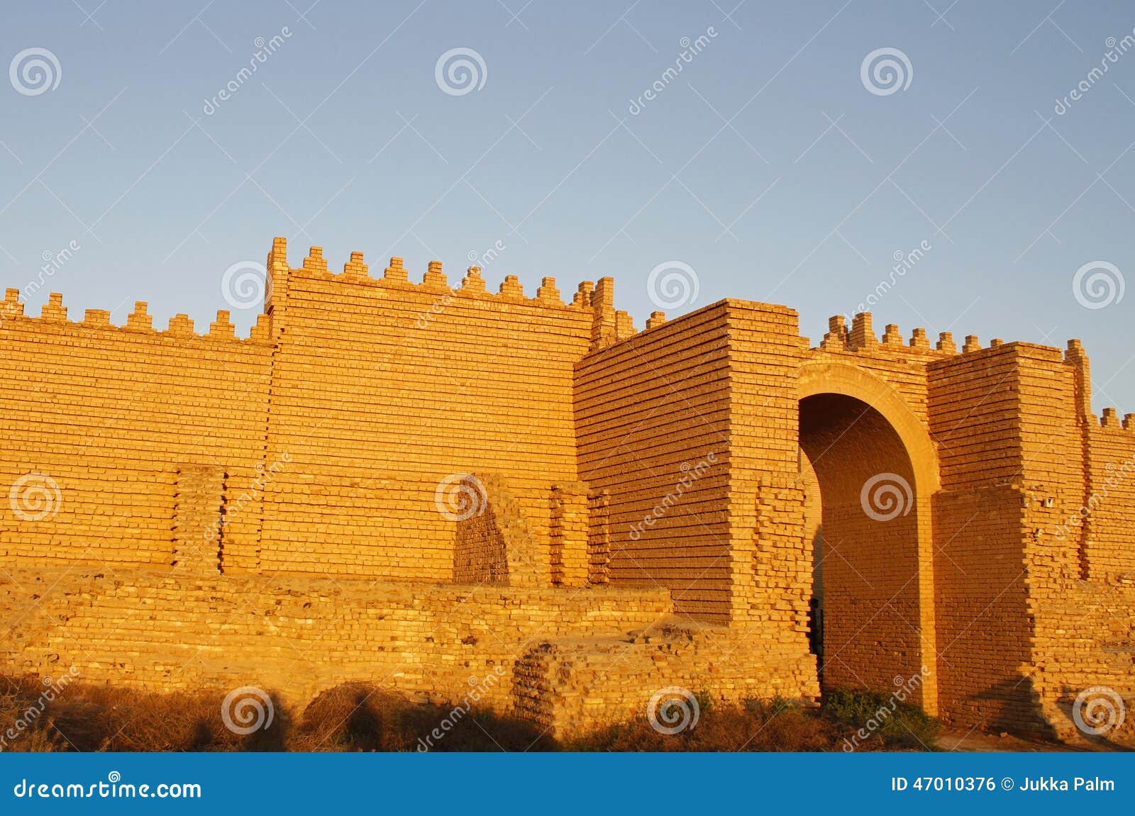 Ancient Babylon stock photo. Image of brick, hilleh, iraq - 47010376