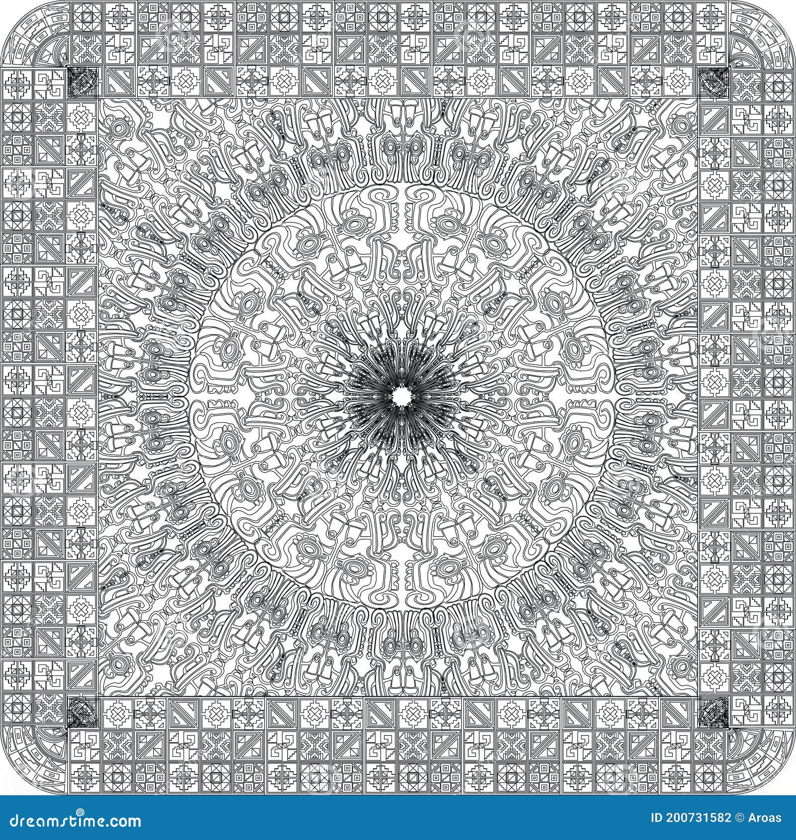 Ancient Background Illustration Stock Vector - Illustration of lines ...