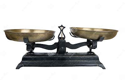 Ancient balance stock image. Image of commerce, gravity - 4361879