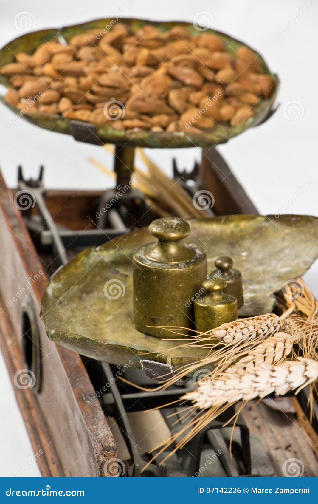 Ancient balance stock photo. Image of obsolete, black - 97142226