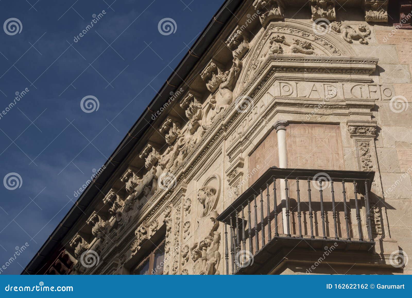 Ancient Balconies in the Ancient Granada Town Stock Photo - Image of ...