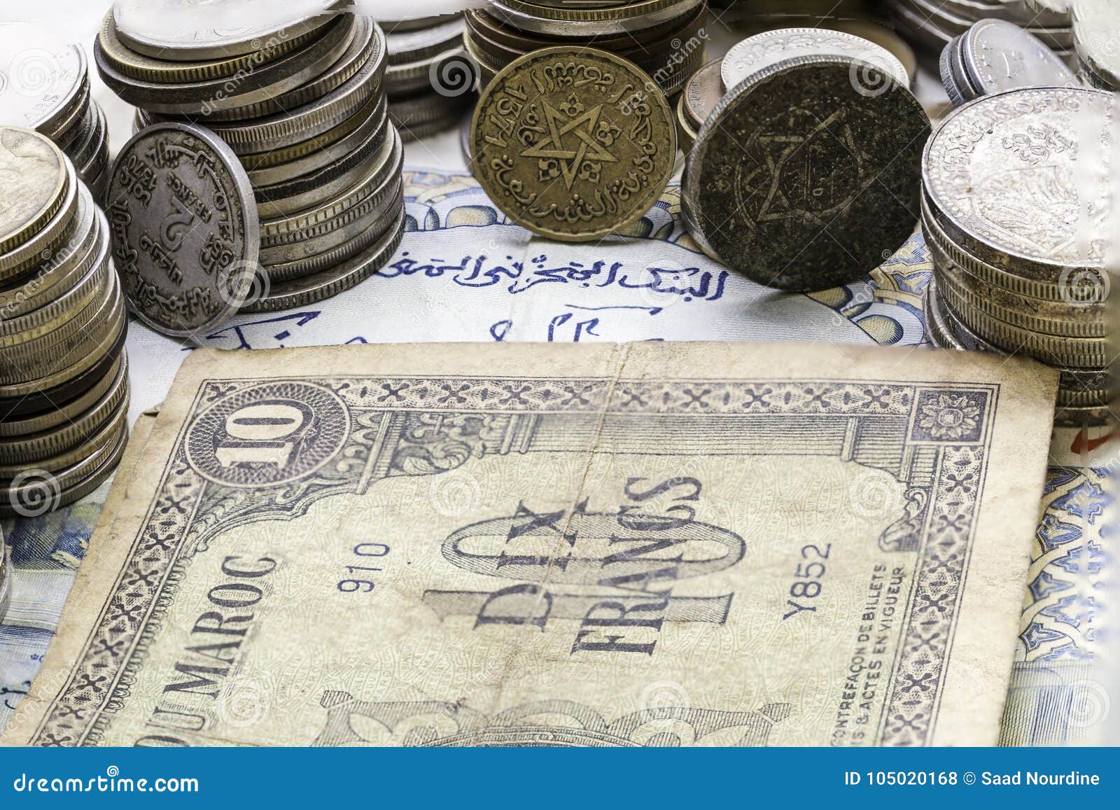 100 Mad and 10 Mad stock photo. Image of maghrib, architecture - 105020168