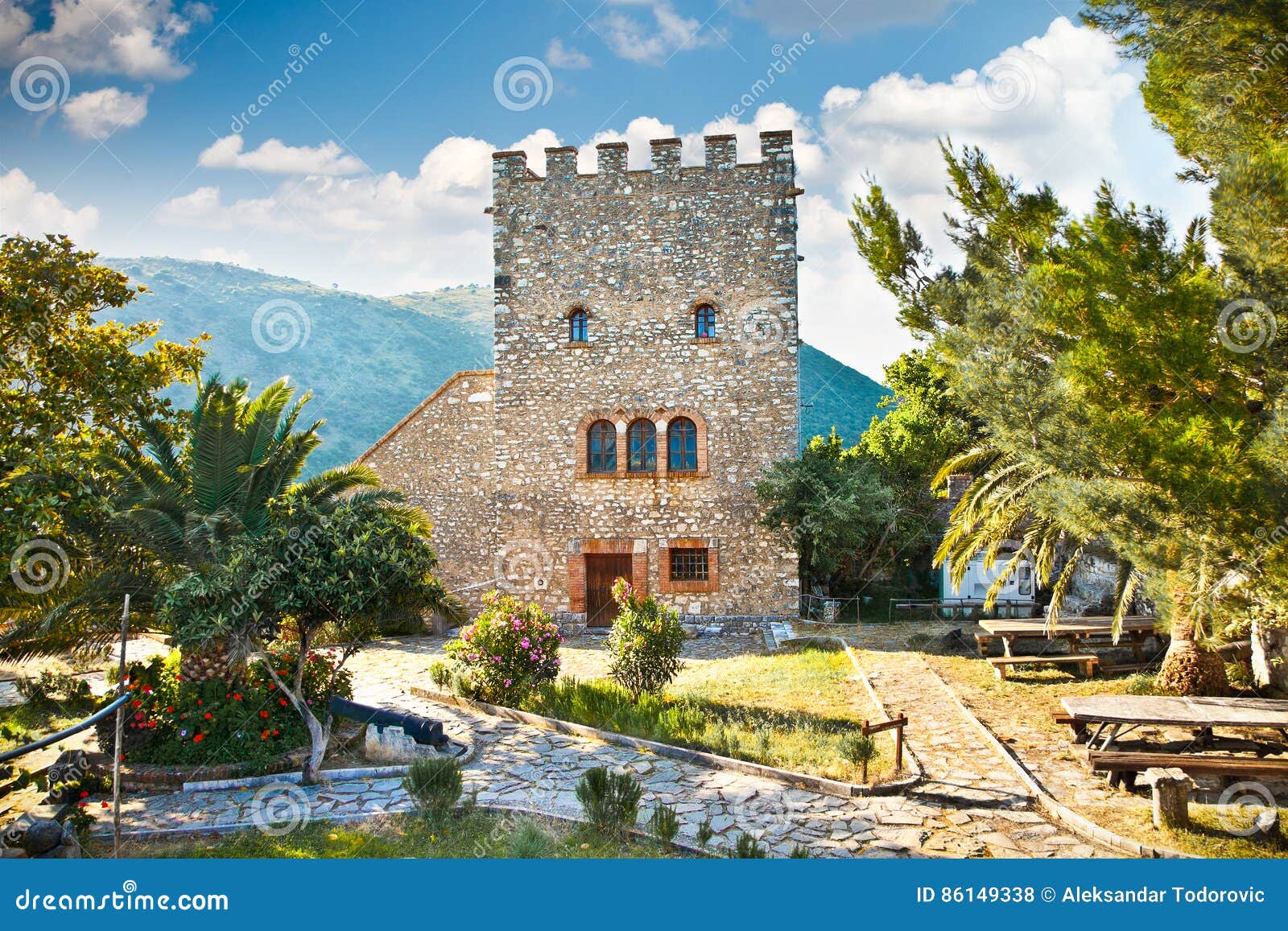 Ancient Baptistery at Butrint, Albania. Stock Photo - Image of great ...