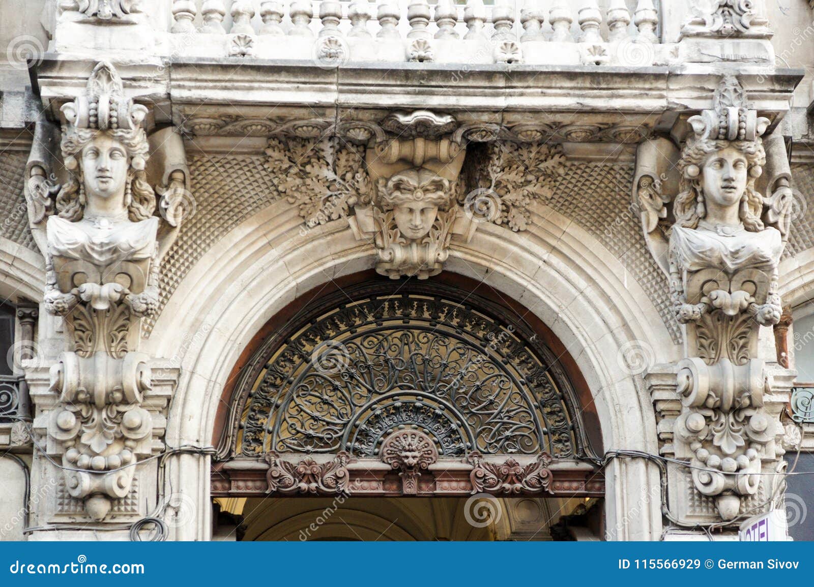 Ancient Bas-reliefs of the Building. Stock Image - Image of landscape ...