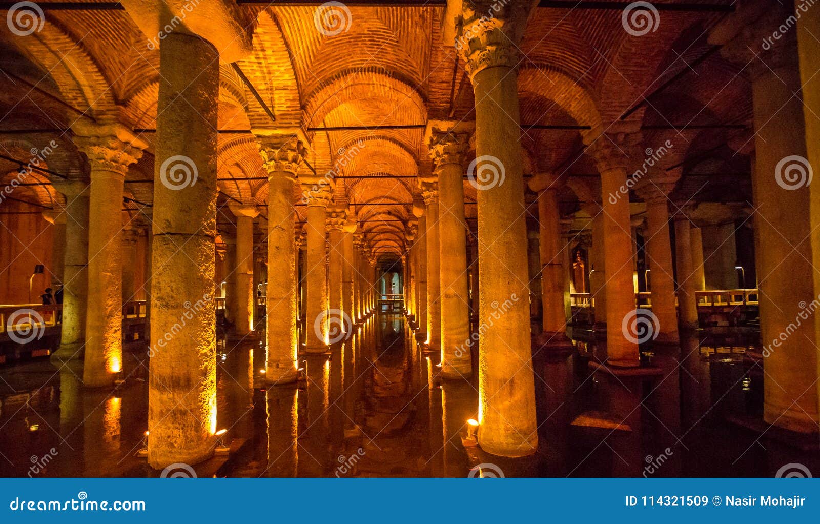Ancient Basilica Cistern stock image. Image of underground - 114321509
