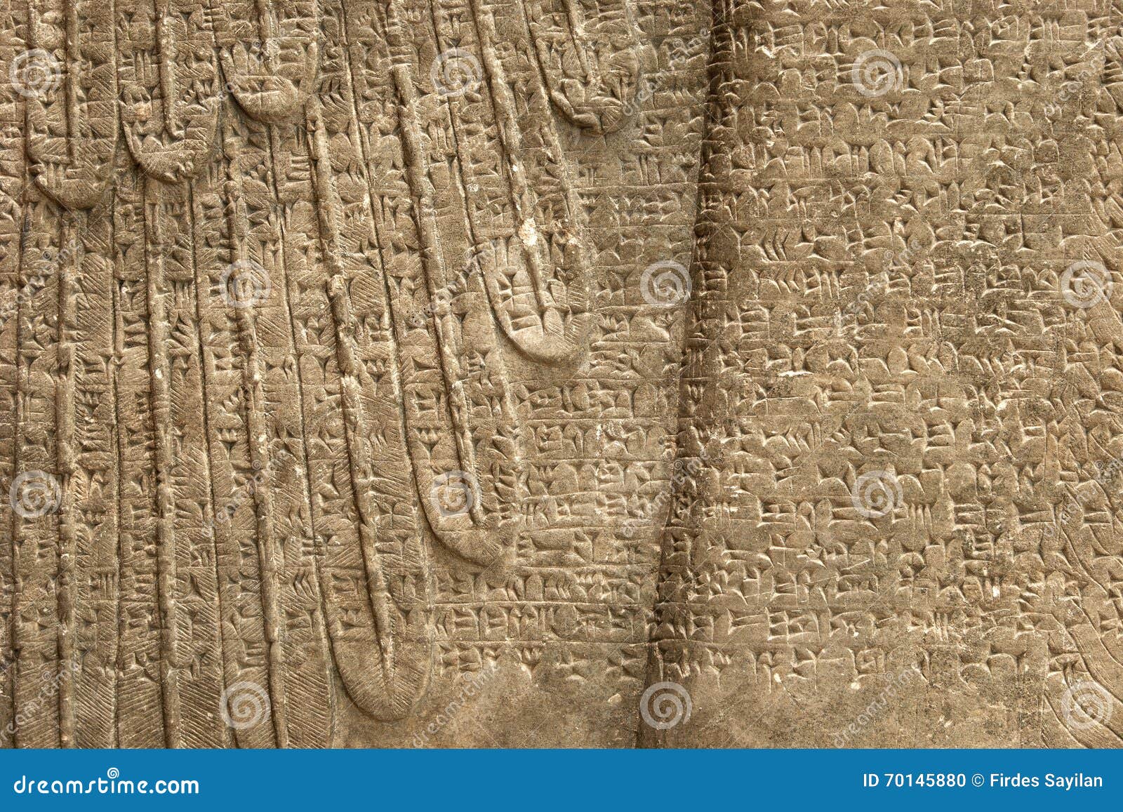 Ancient Basrelief of Hittites Stock Photo - Image of archeology ...