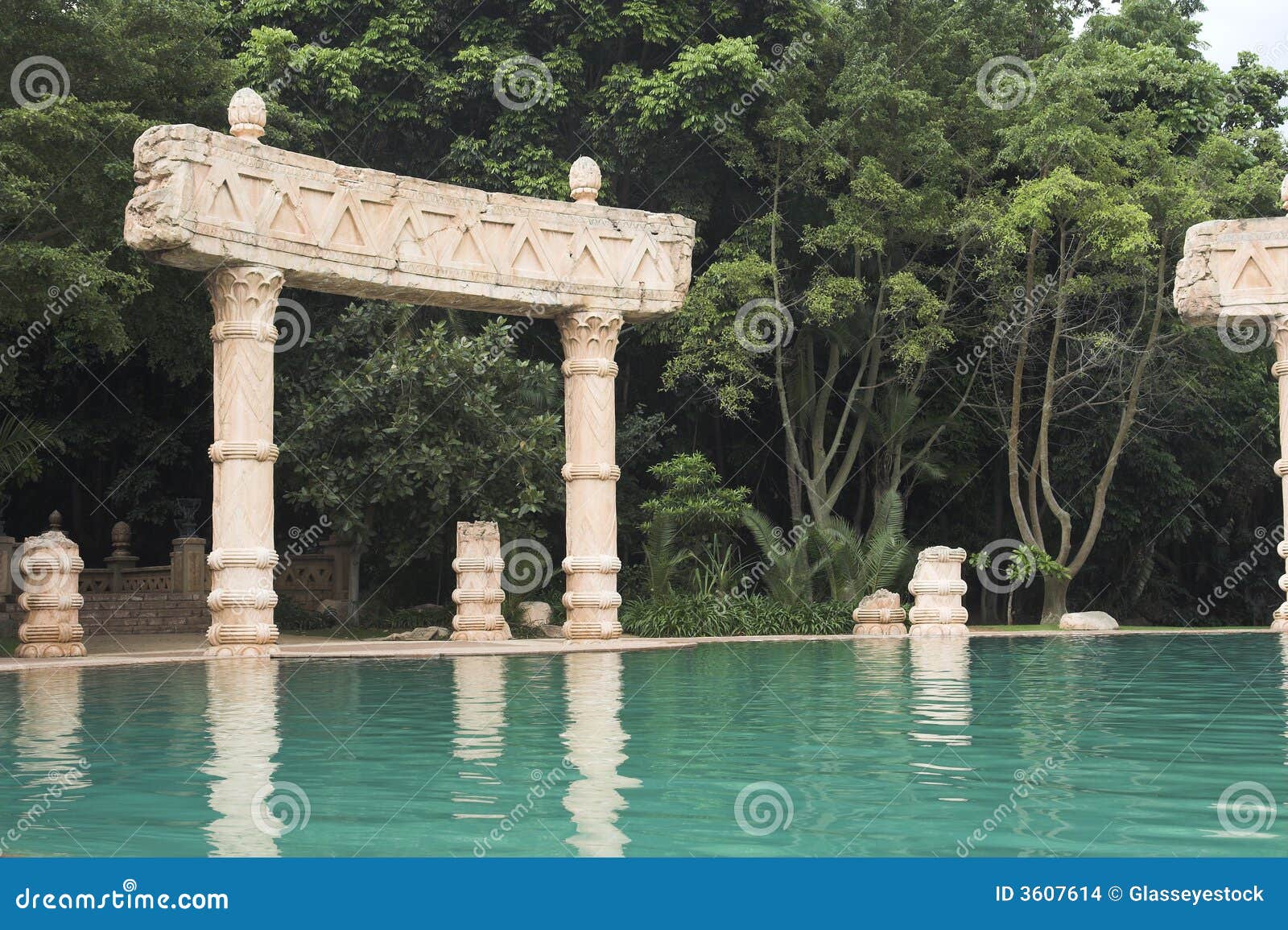 Ancient Bathing Pool stock photo. Image of relax, luxury - 3607614