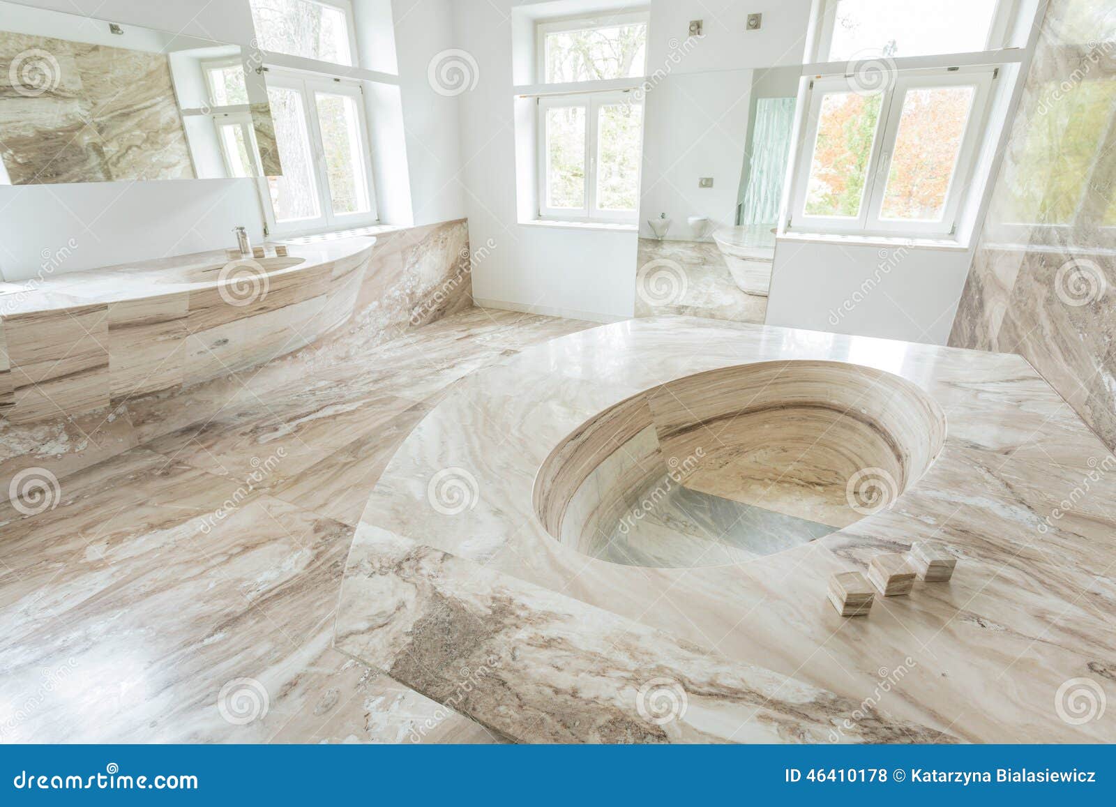 Ancient bathtub stock photo. Image of marble, luxury - 46410178