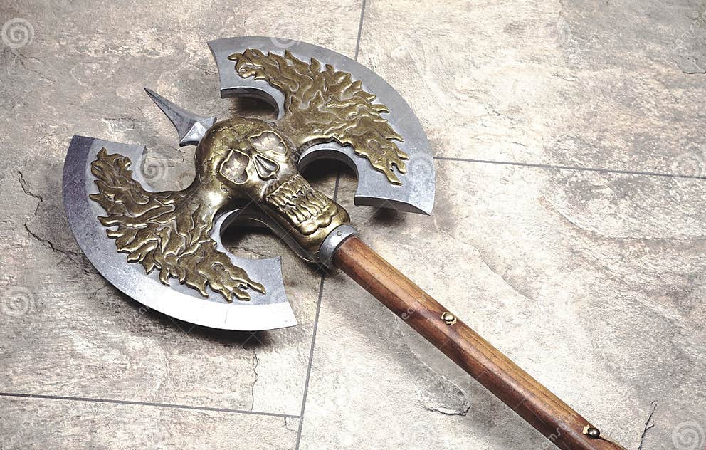 Ancient battle axe stock image. Image of historic, ages - 66317181