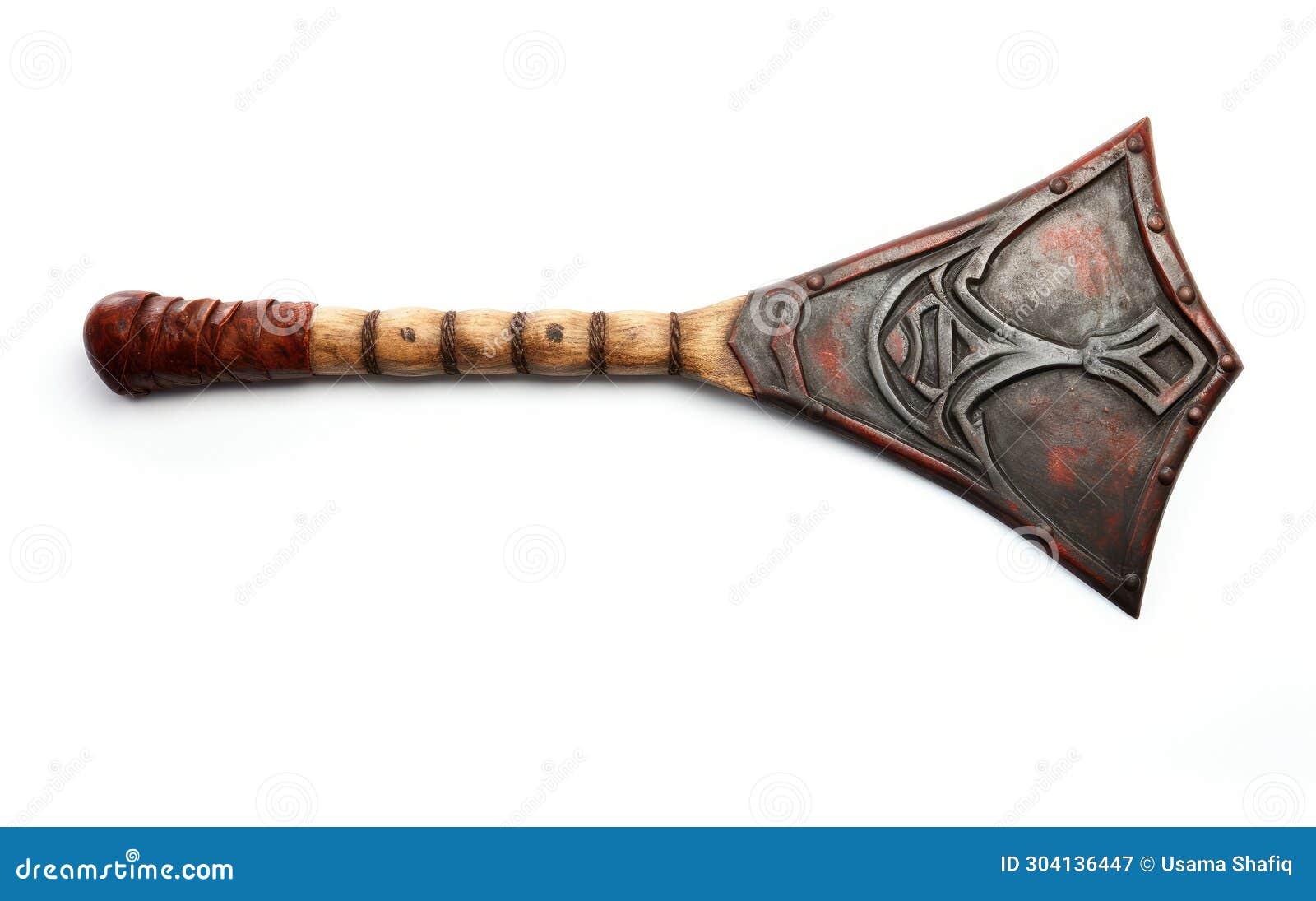 Ancient Battle Paddle Unveiling the Tools of War Isolated on ...