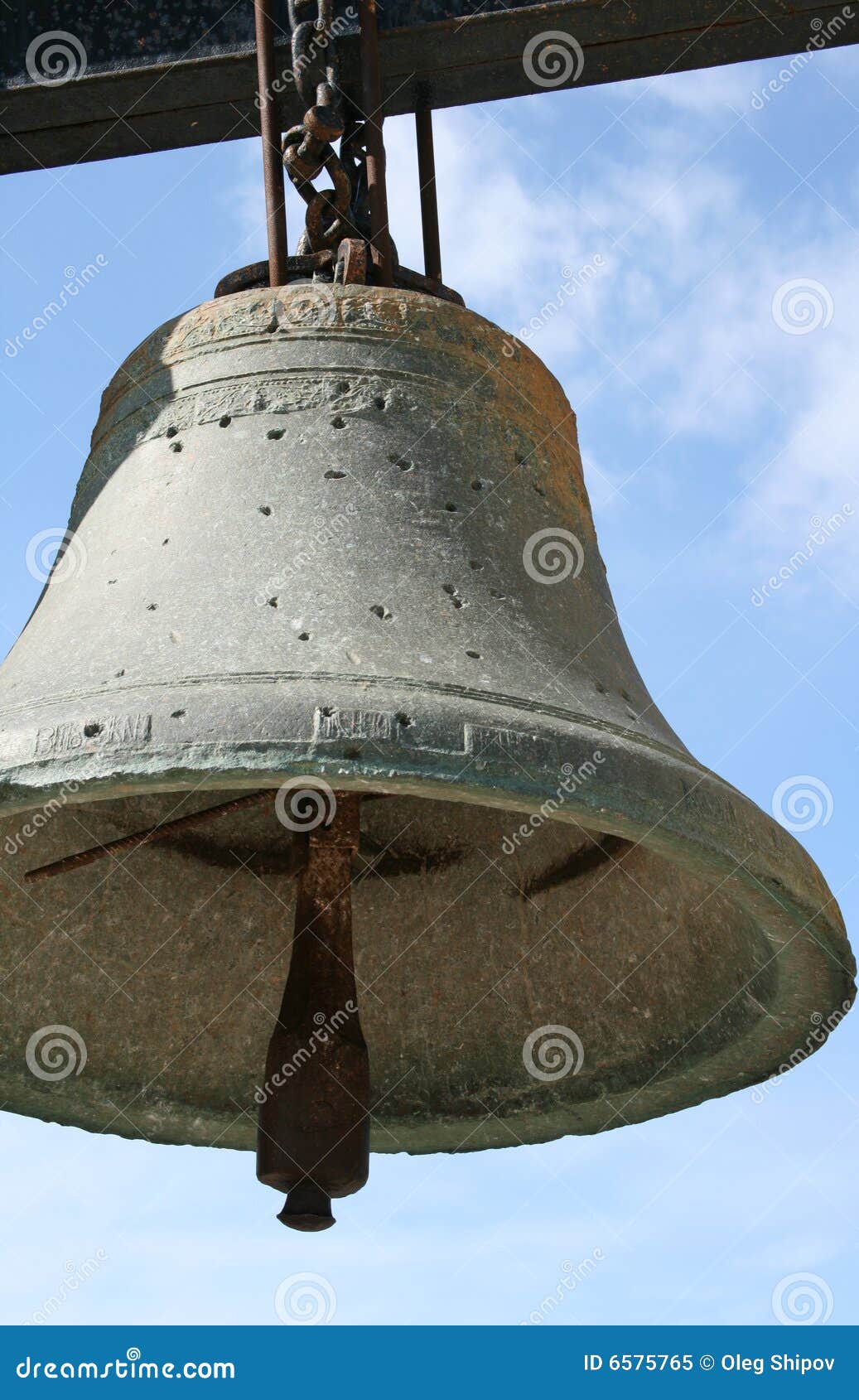 Ancient bell stock image. Image of damage, ancient, close - 6575765