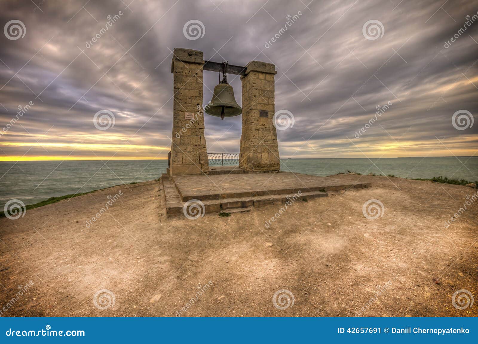 Ancient Bell Tower And Trolley Stock Image | CartoonDealer.com #3476071