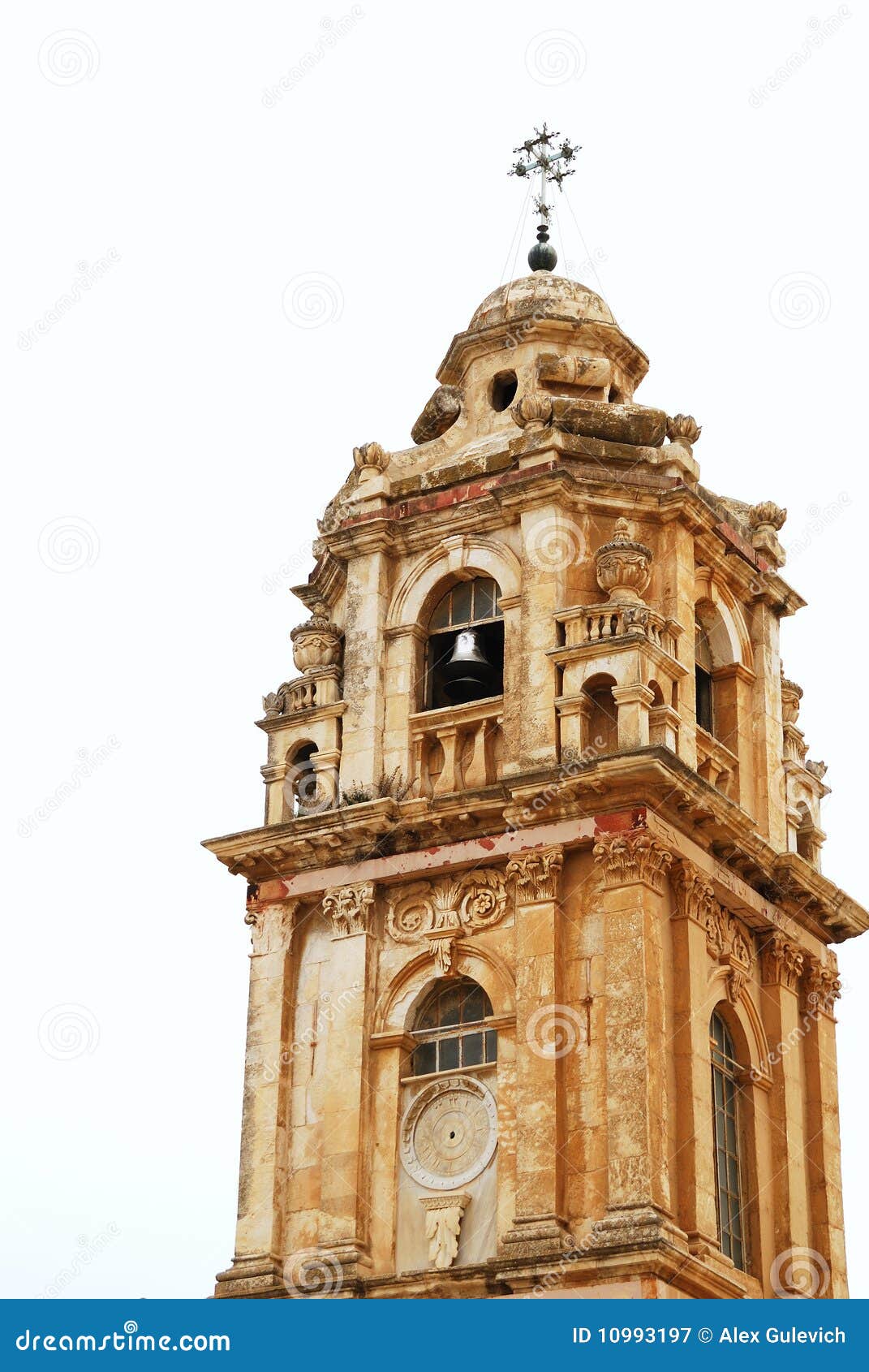 Ancient belltower stock image. Image of stone, church - 10993197