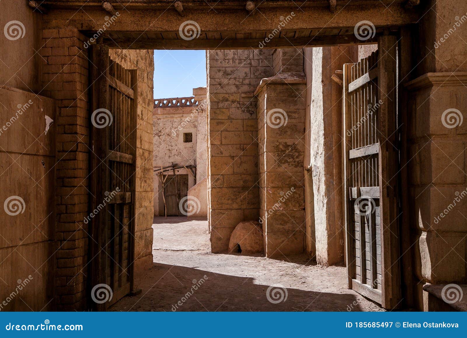 Ancient Berber Housing in Morocco Stock Image - Image of desert ...