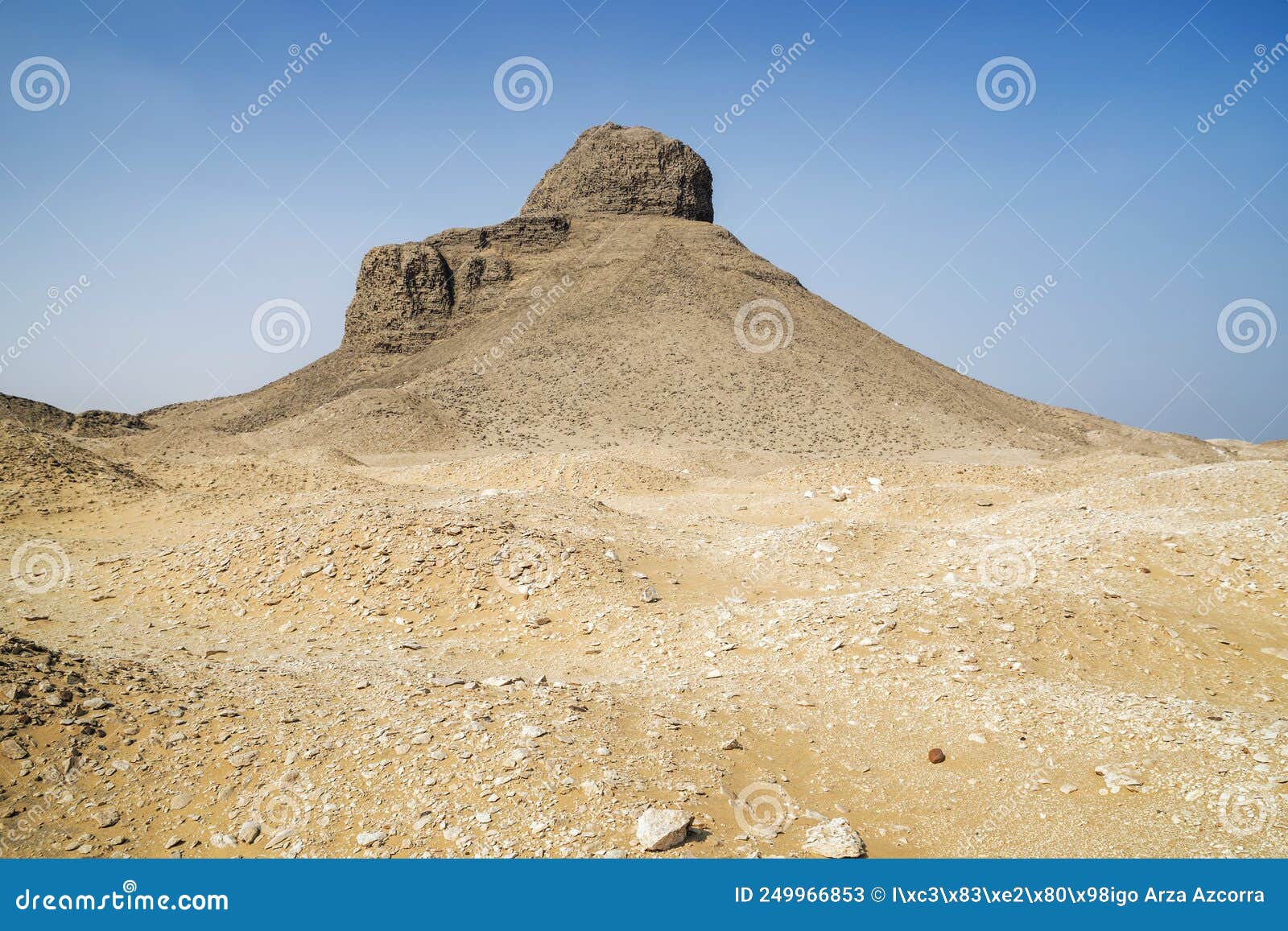 The Black Pyramid of Dahshur Stock Image - Image of pyramid, geology ...