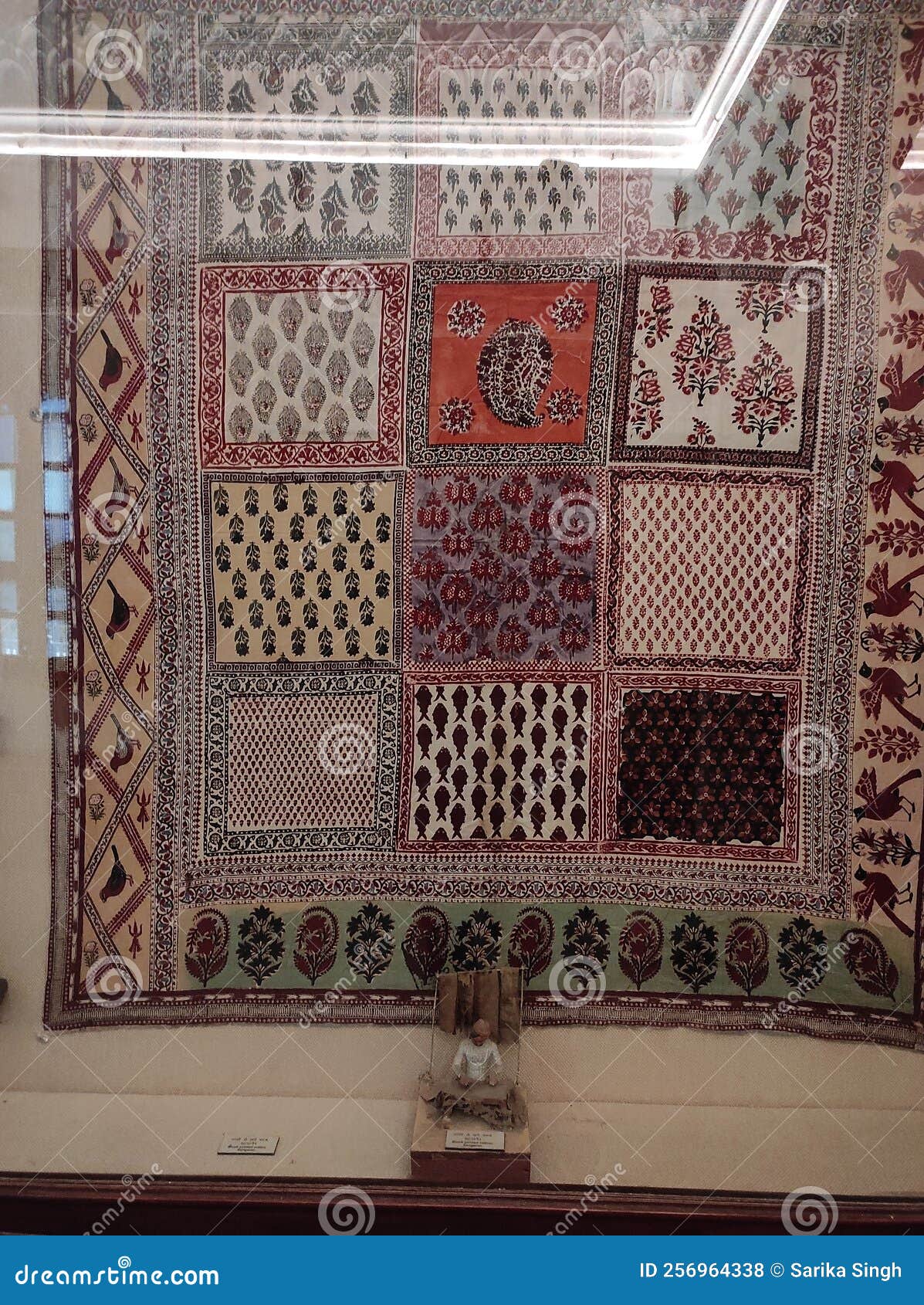 Ancient block print stock photo. Image of tablecloth - 256964338