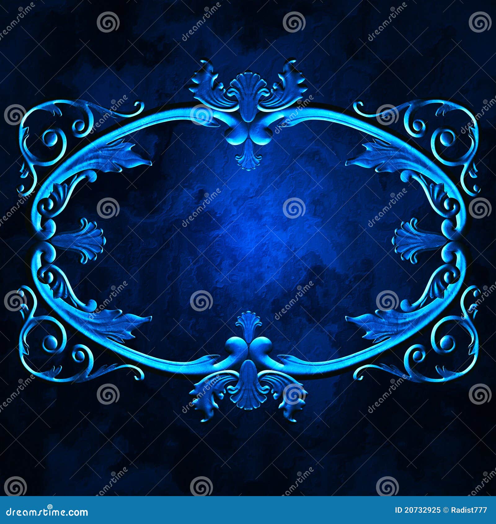 Ancient blue framework stock illustration. Illustration of revival ...