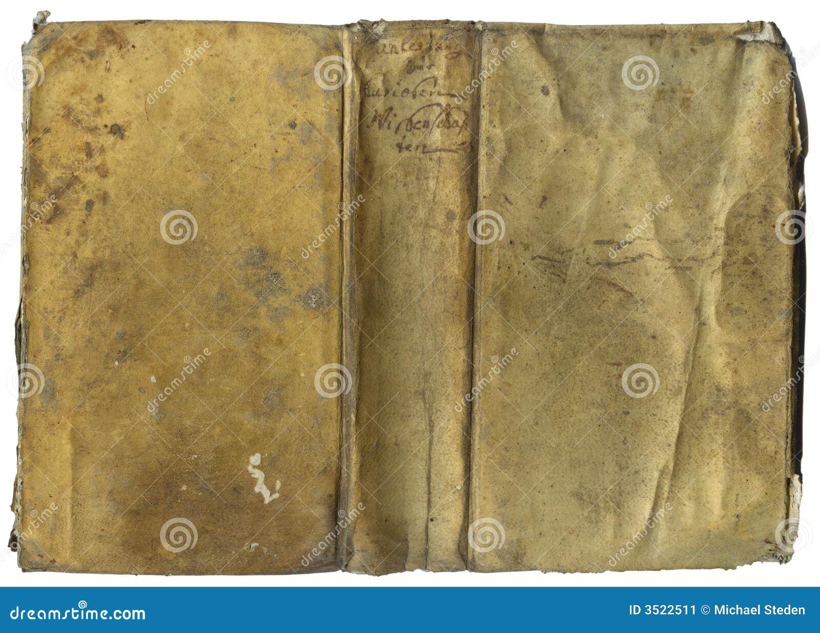 Ancient Book Cover Front Stock Image - Image: 3522511