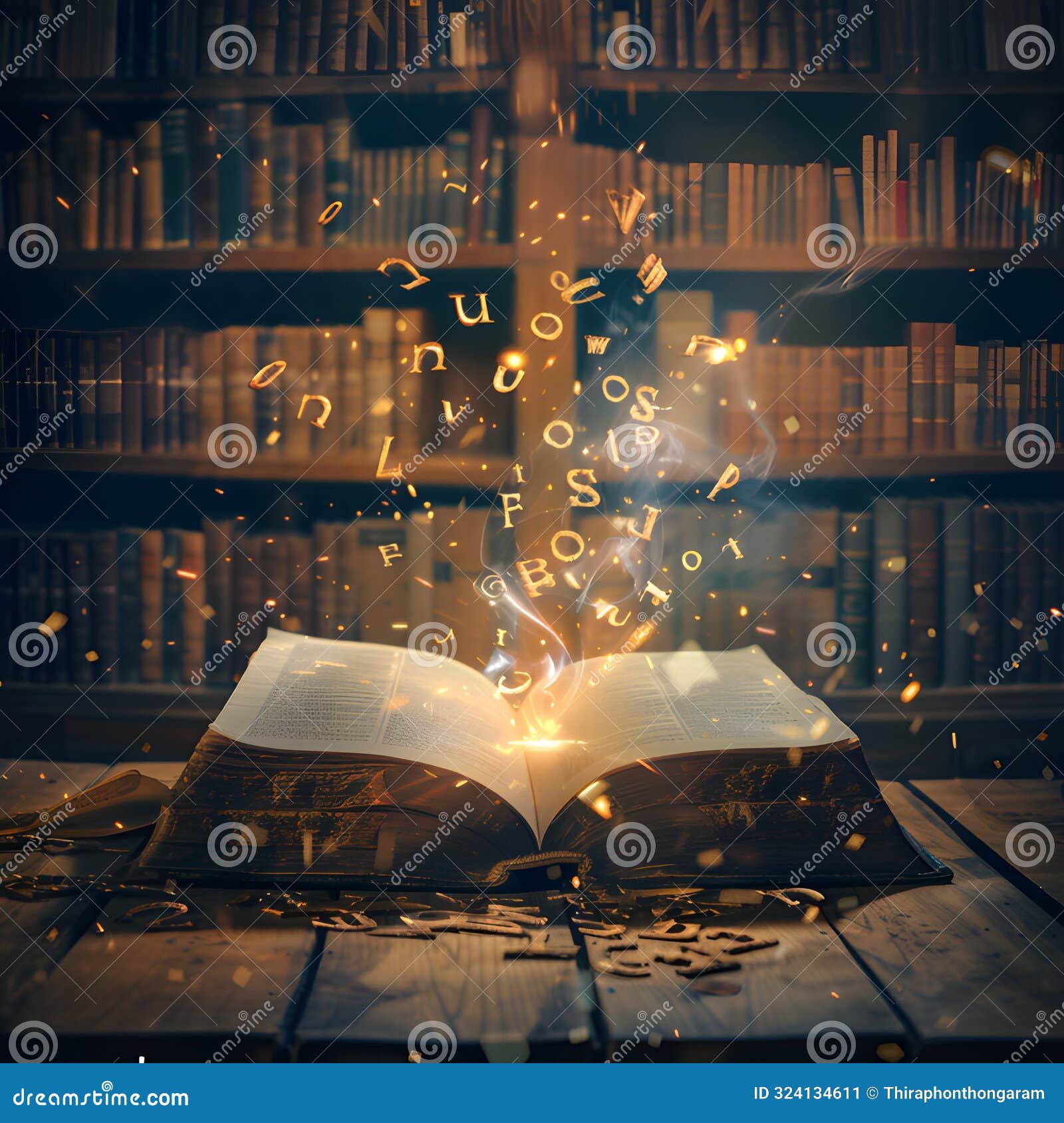 Ancient Books As a Symbol of Knowledge Stock Illustration ...