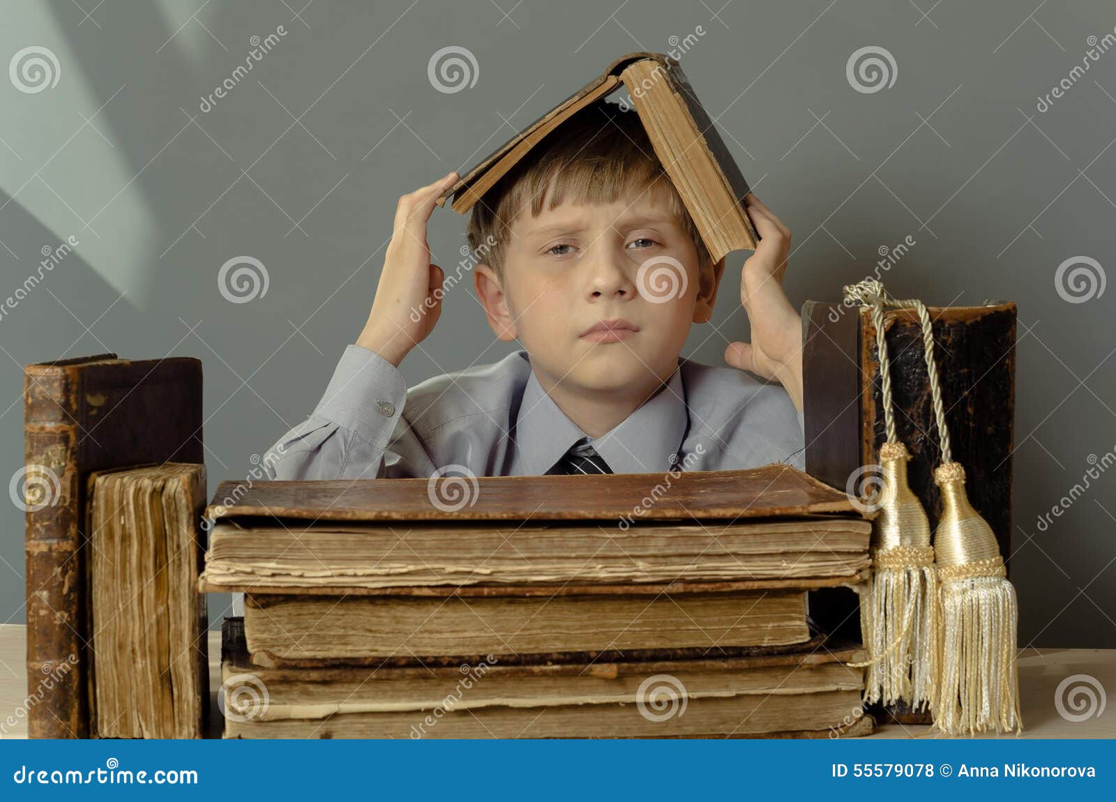 Ancient Books a Boy , a Child Prodigy Stock Photo - Image of lovely ...