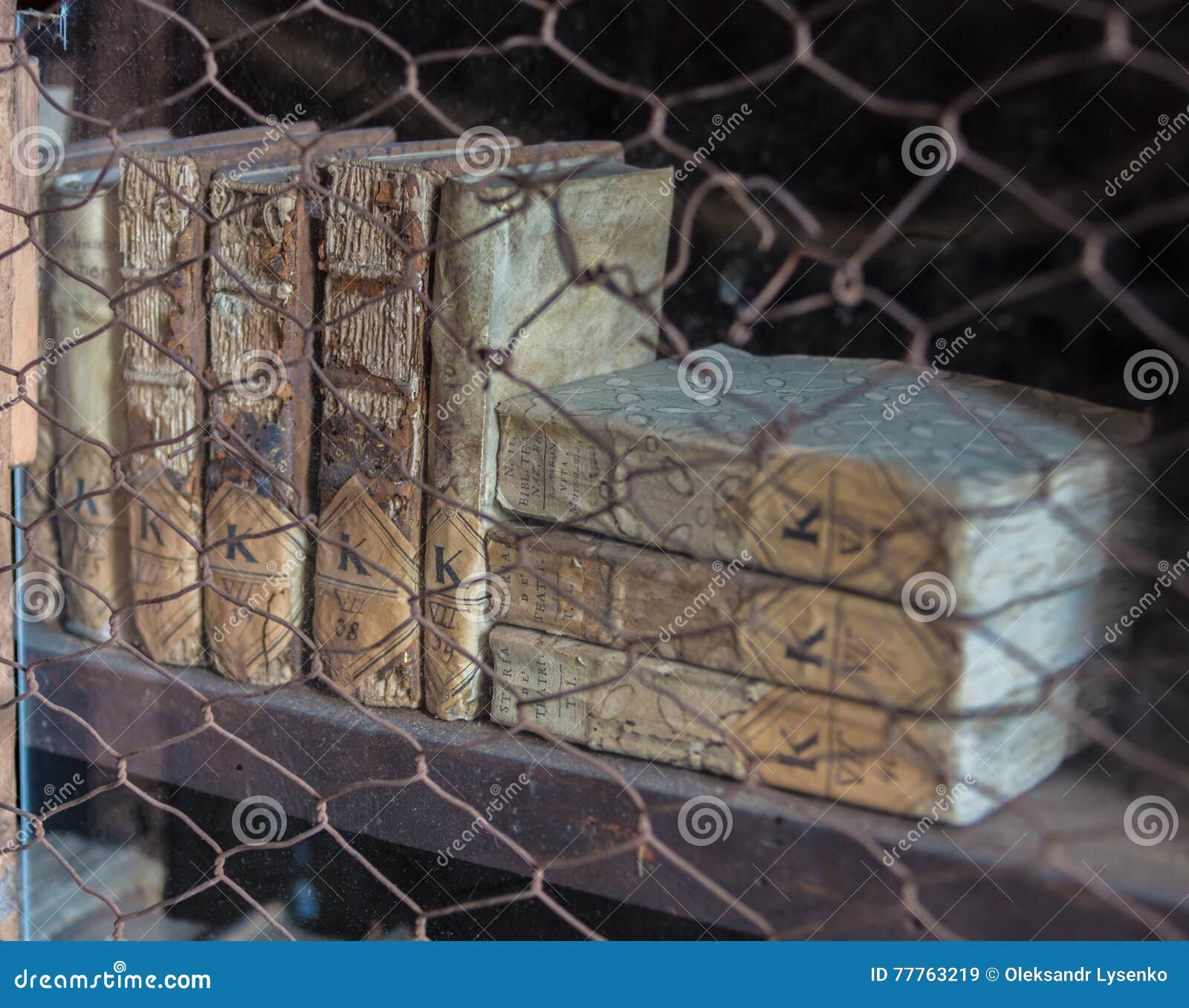 Ancient books on a shelf stock image. Image of encyclopedia - 77763219