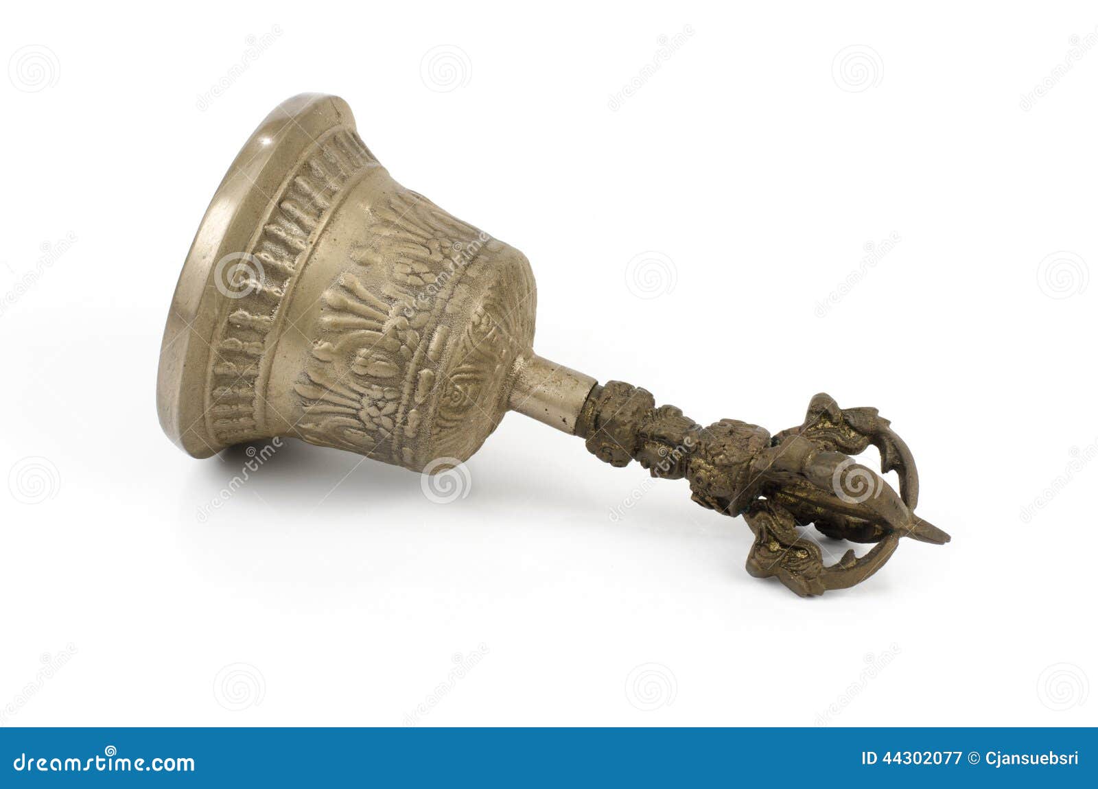 Ancient brass hand bell stock image. Image of metal, christmas - 44302077
