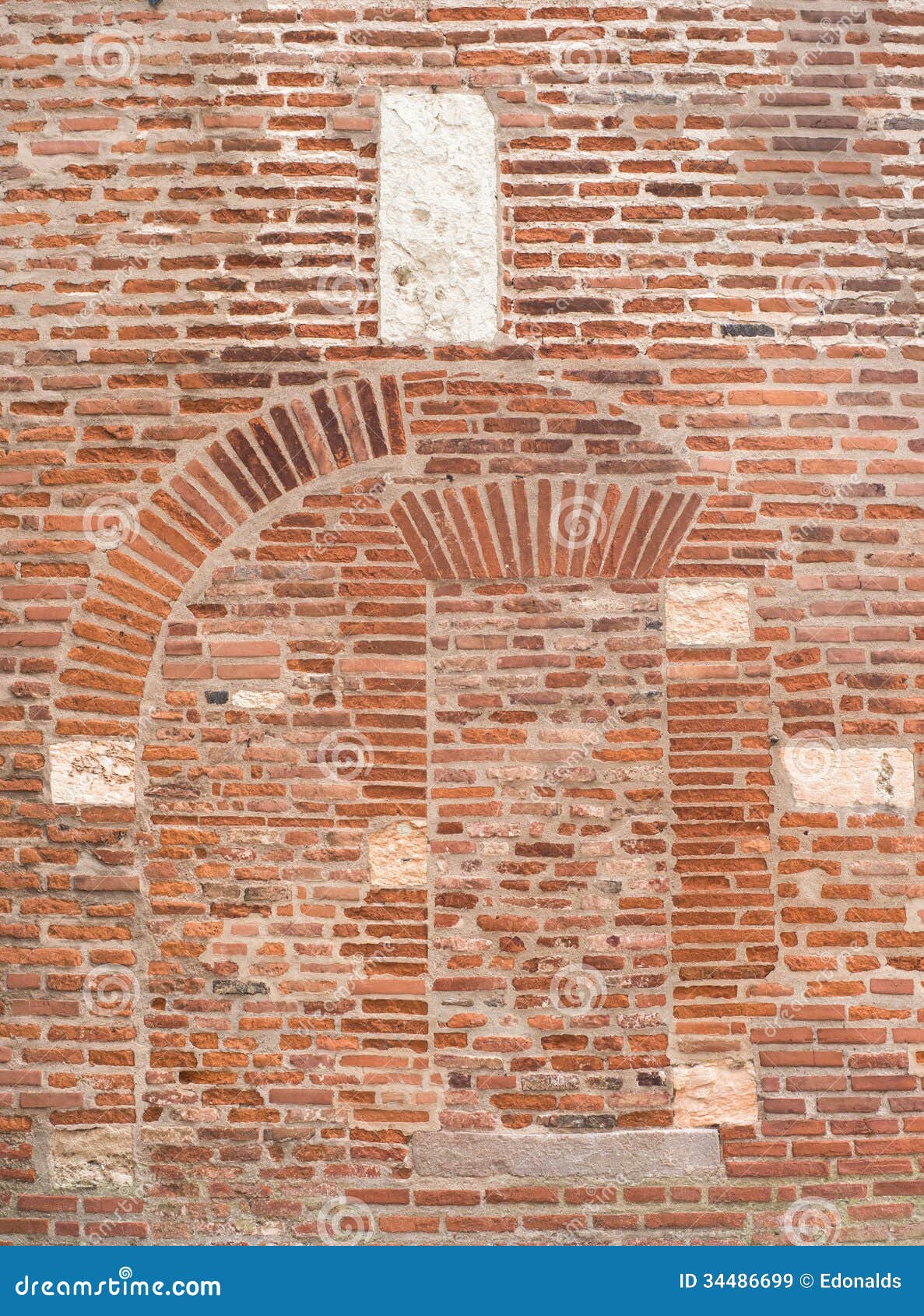 Ancient Brick Arches stock image. Image of detail, brick - 34486699