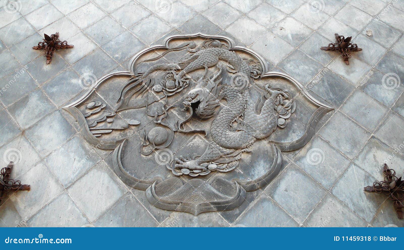 Ancient Brick Dragon stock photo. Image of shape, tradition - 11459318