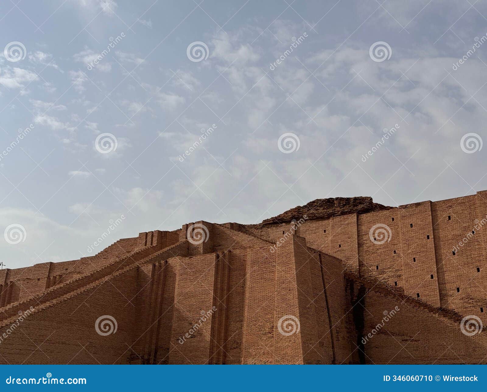 Ancient Brick Ruins of the Ziggurat of Ur in Iraq Editorial Image ...