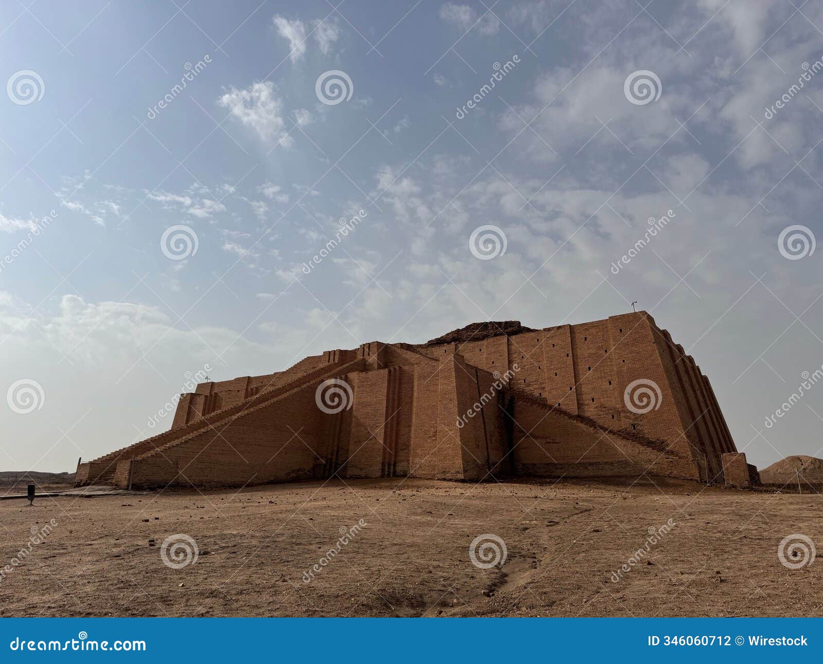 Ancient Brick Ruins of the Ziggurat of Ur in Iraq Editorial Photography ...