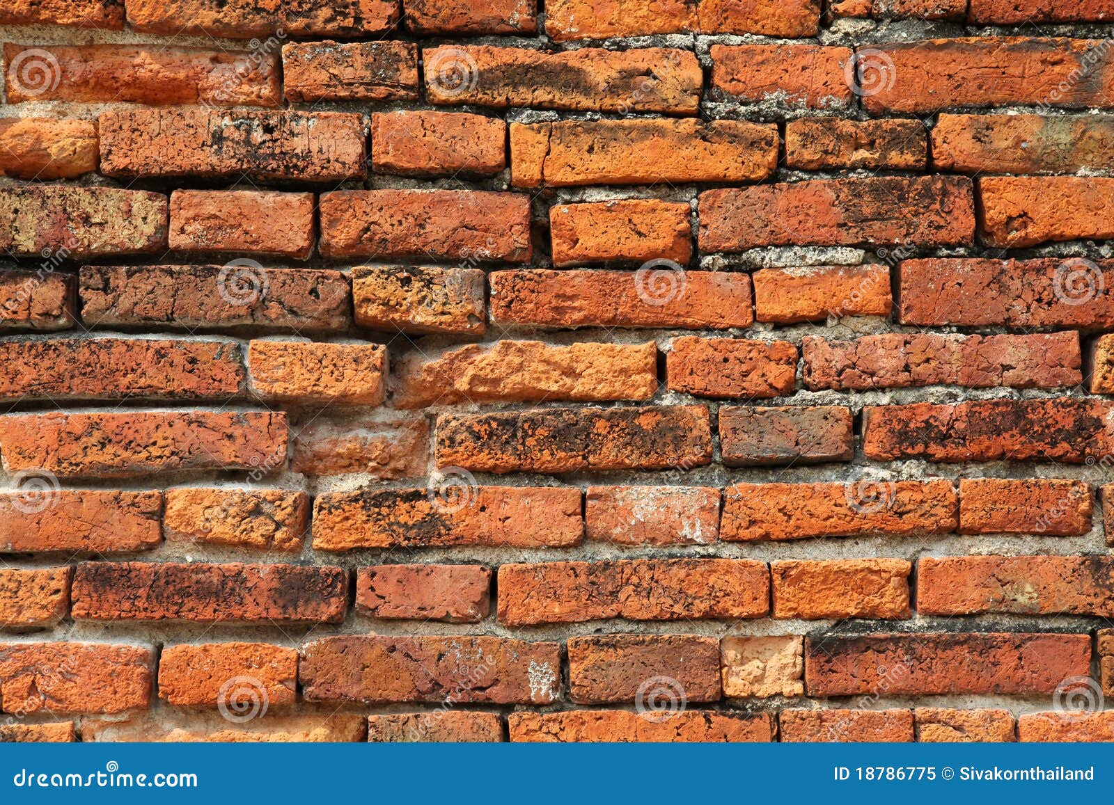 Ancient brick texture stock image. Image of antique, brick - 18786775