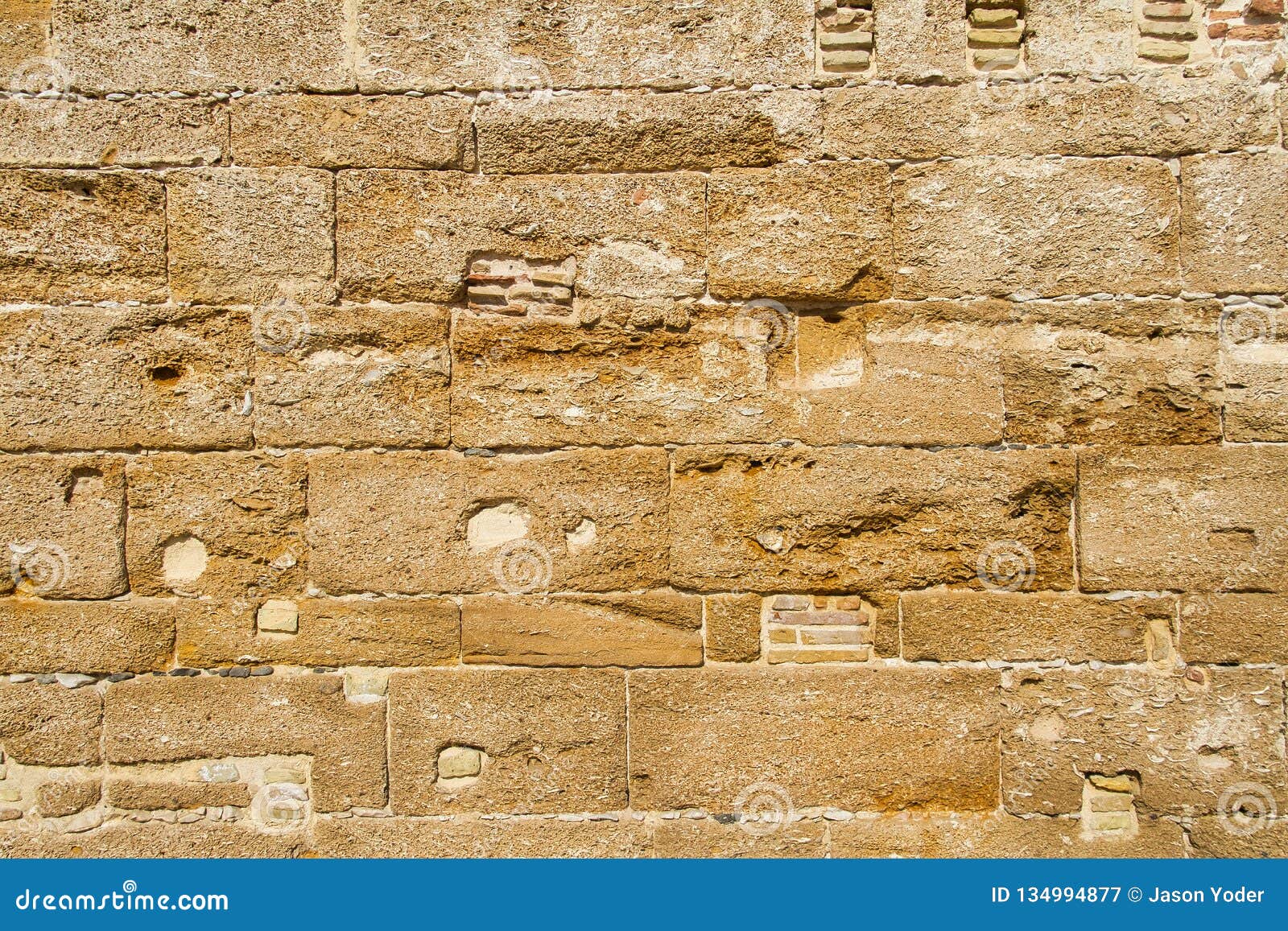 Ancient Brick Wall Texture stock image. Image of detail - 134994877