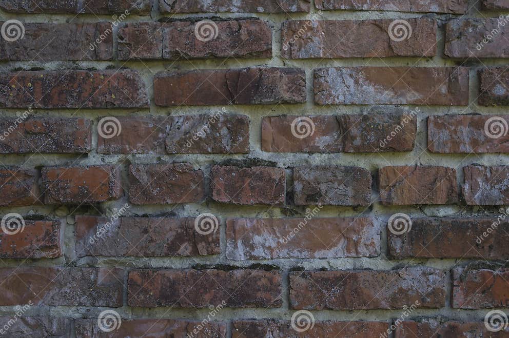 Ancient Bricklaying with the Damaged Bricks Stock Image - Image of ...