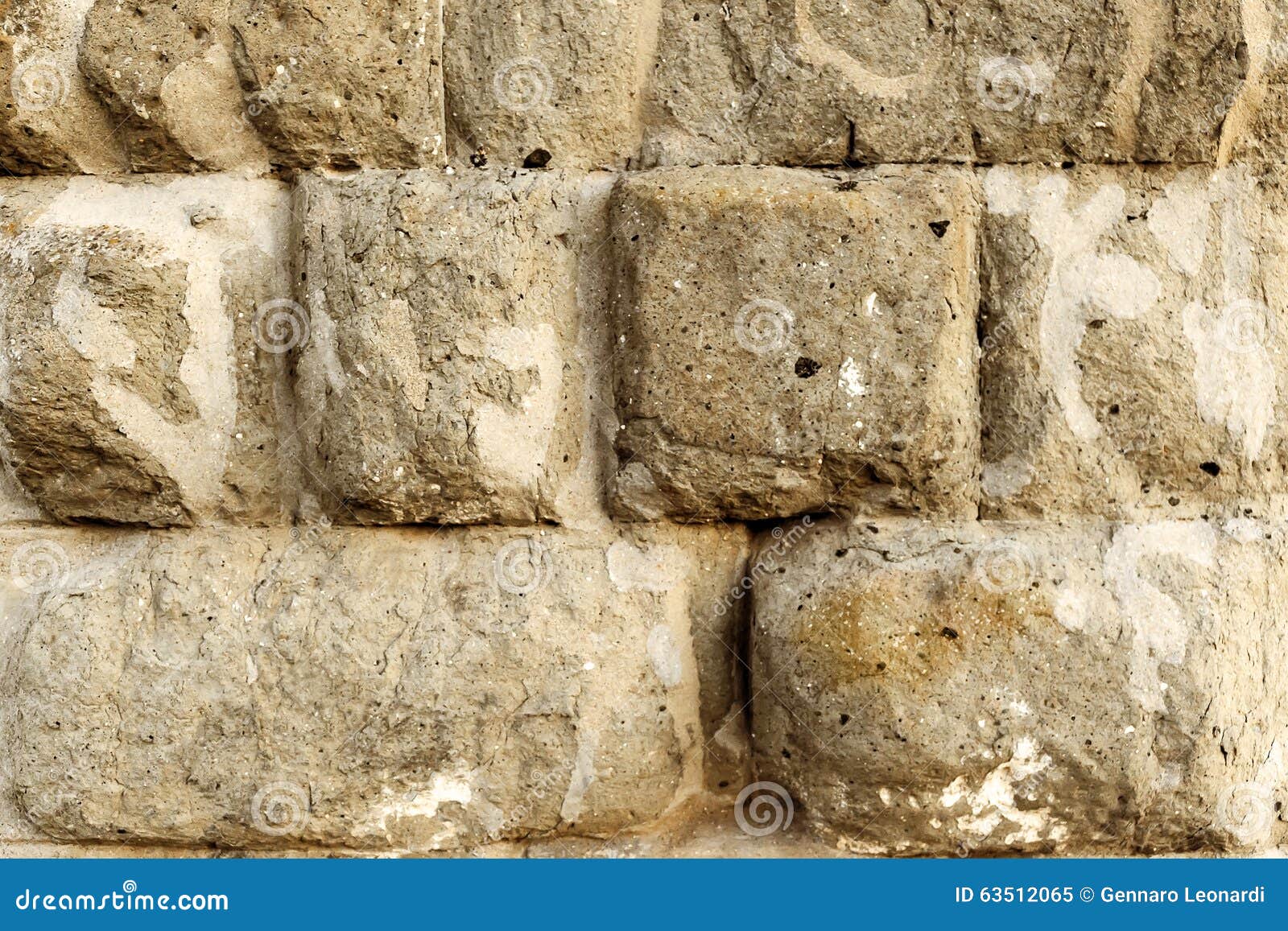 Ancient bricks of tuff stock image. Image of italian - 63512065