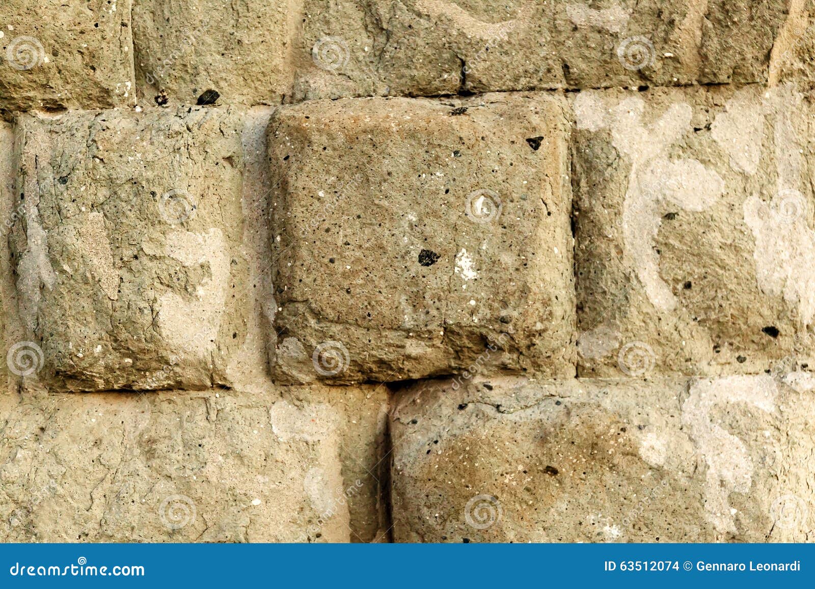 Ancient bricks of tuff stock photo. Image of city, construction - 63512074