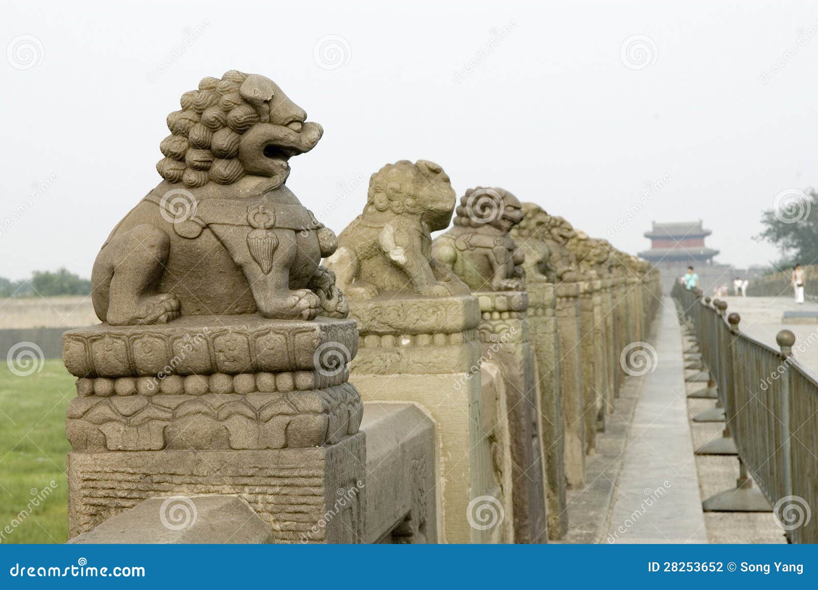 Ancient Bridge of China-Lugou Bridge Stock Photo - Image of china ...
