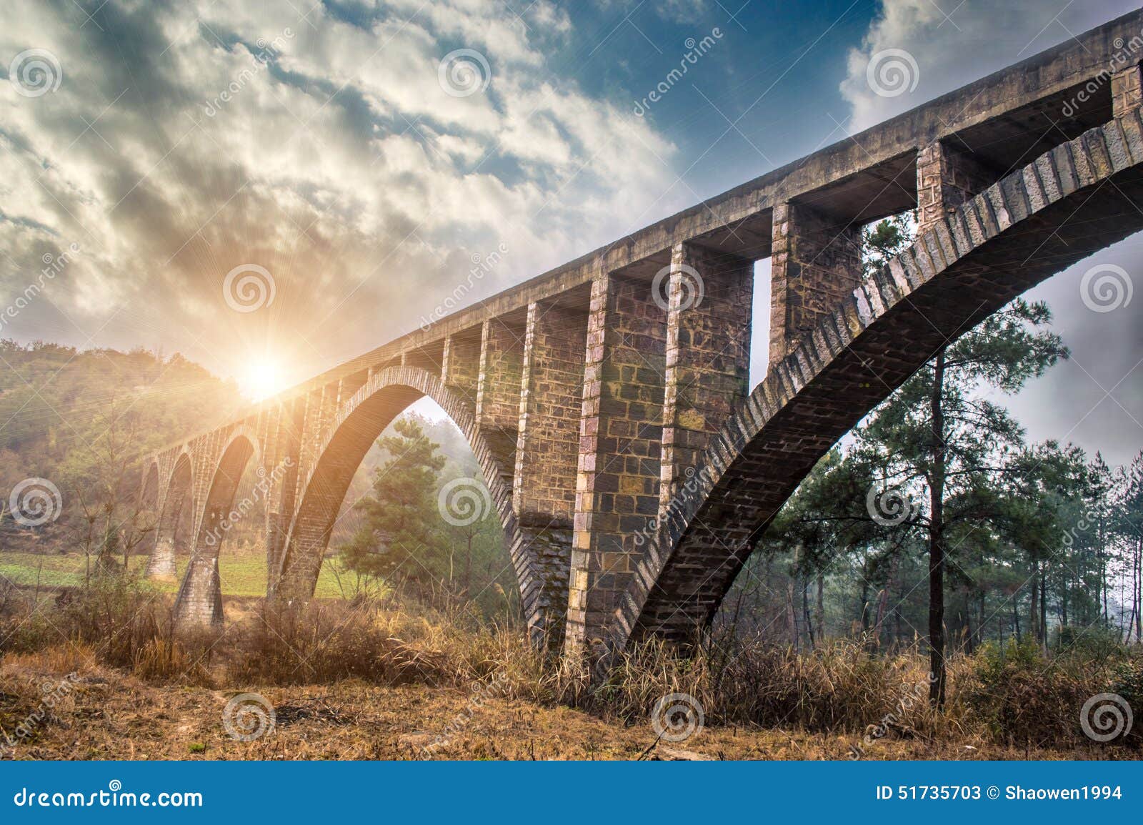 Ancient bridge stock image. Image of ancient, architecture - 51735703