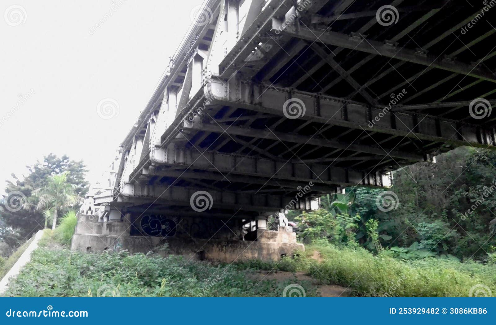 An Ancient Bridge Structure that is No Longer in Use Due To Lack of ...