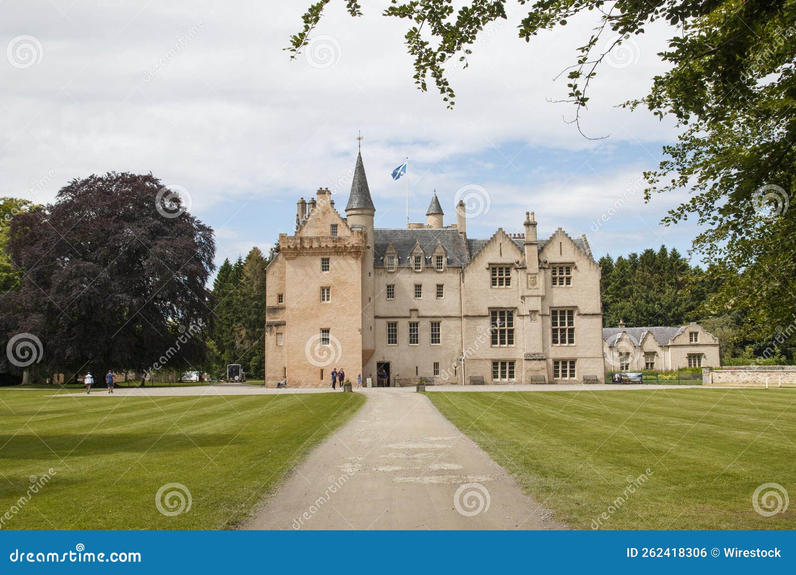 Ancient Brodie Castle in the UK Stock Photo - Image of destination ...